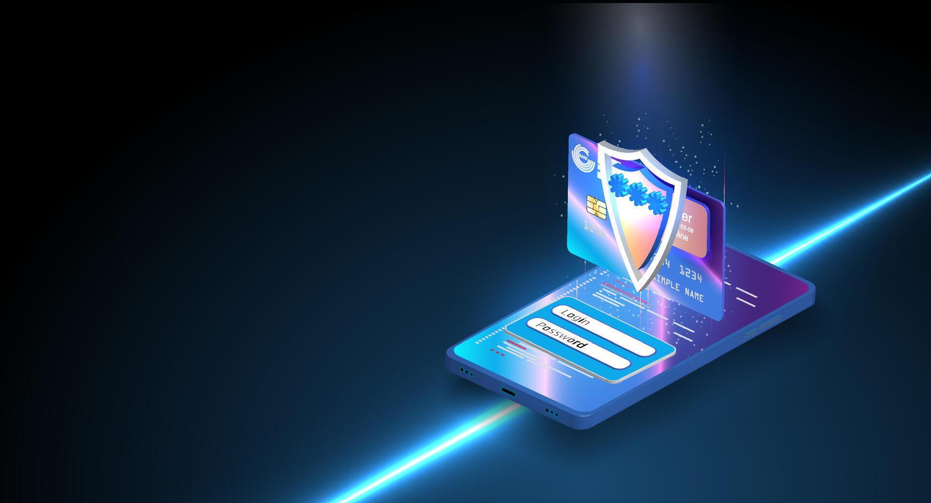 Cyber Security Concept Cybersecurity Antivirus Encryption Data Protection Software