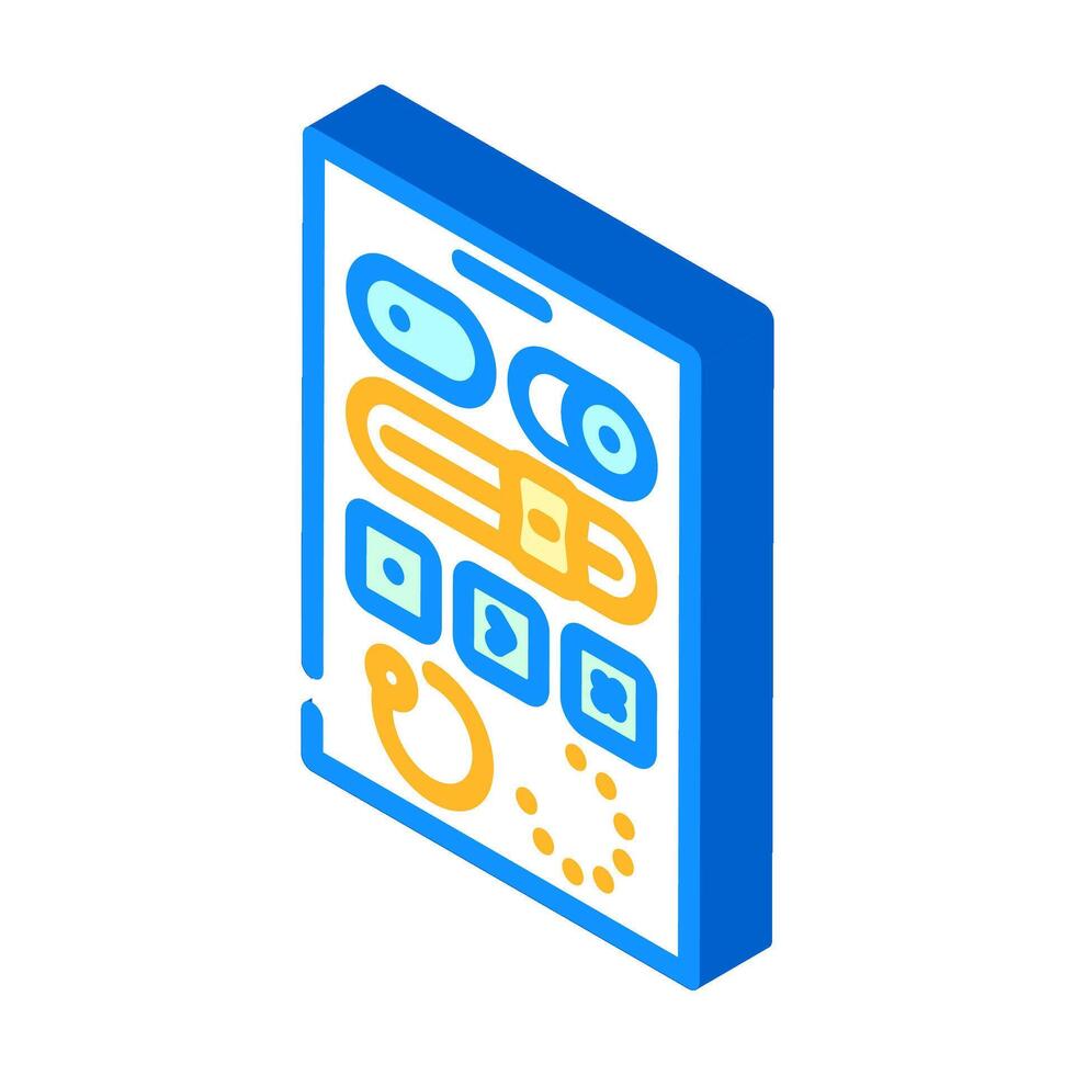 Ui Kit Ux Ui Design Isometric Icon Vector Illustration 39618486 Vector