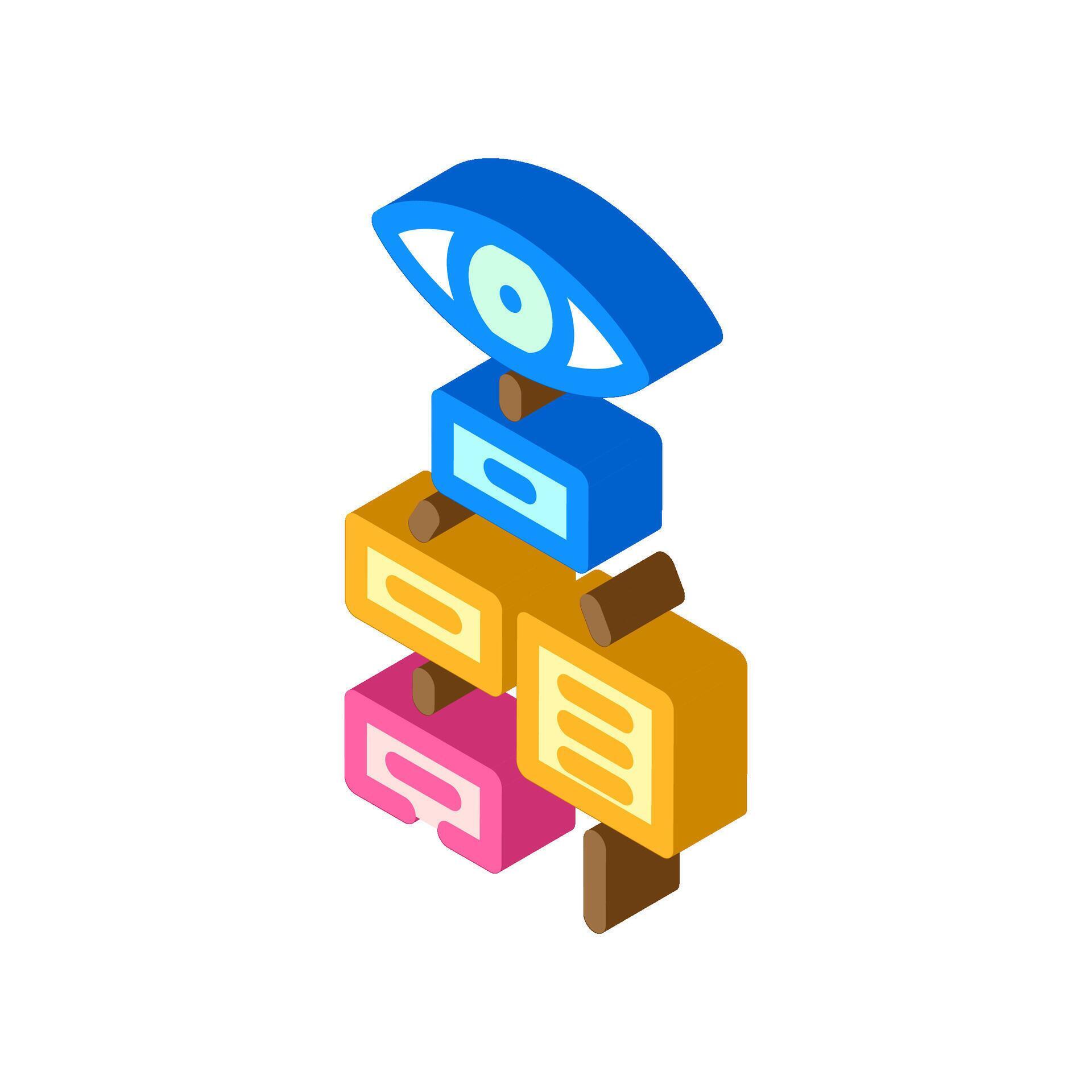 Visual Hierarchy Ux Ui Design Isometric Icon Vector Illustration 39618487 Vector Art At Vecteezy