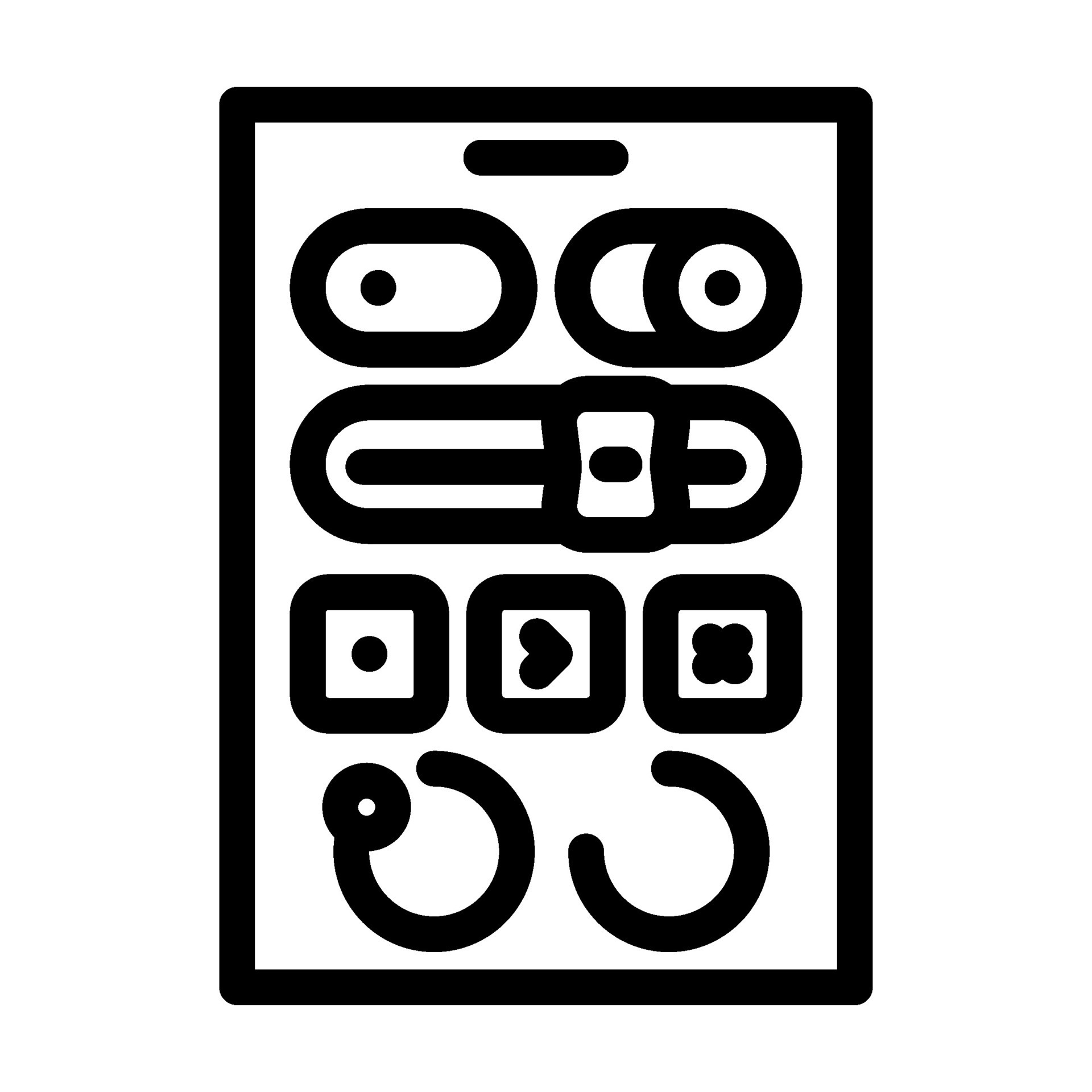 ui kit ux ui design line icon vector illustration 39618497 Vector Art ...