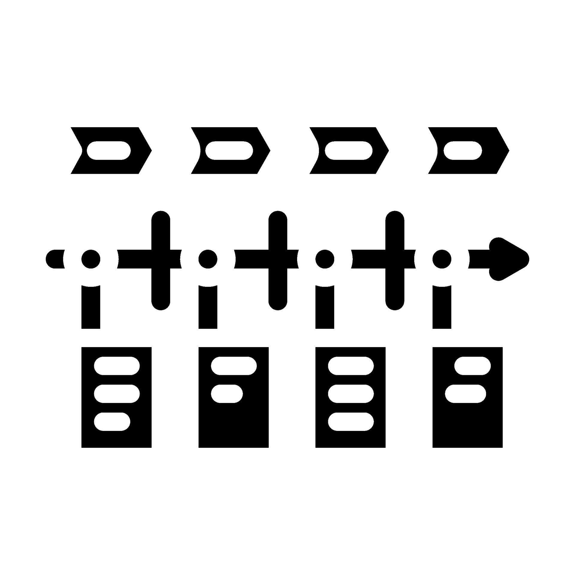 user journey map ux ui design glyph icon vector illustration 39618525 Vector Art at Vecteezy