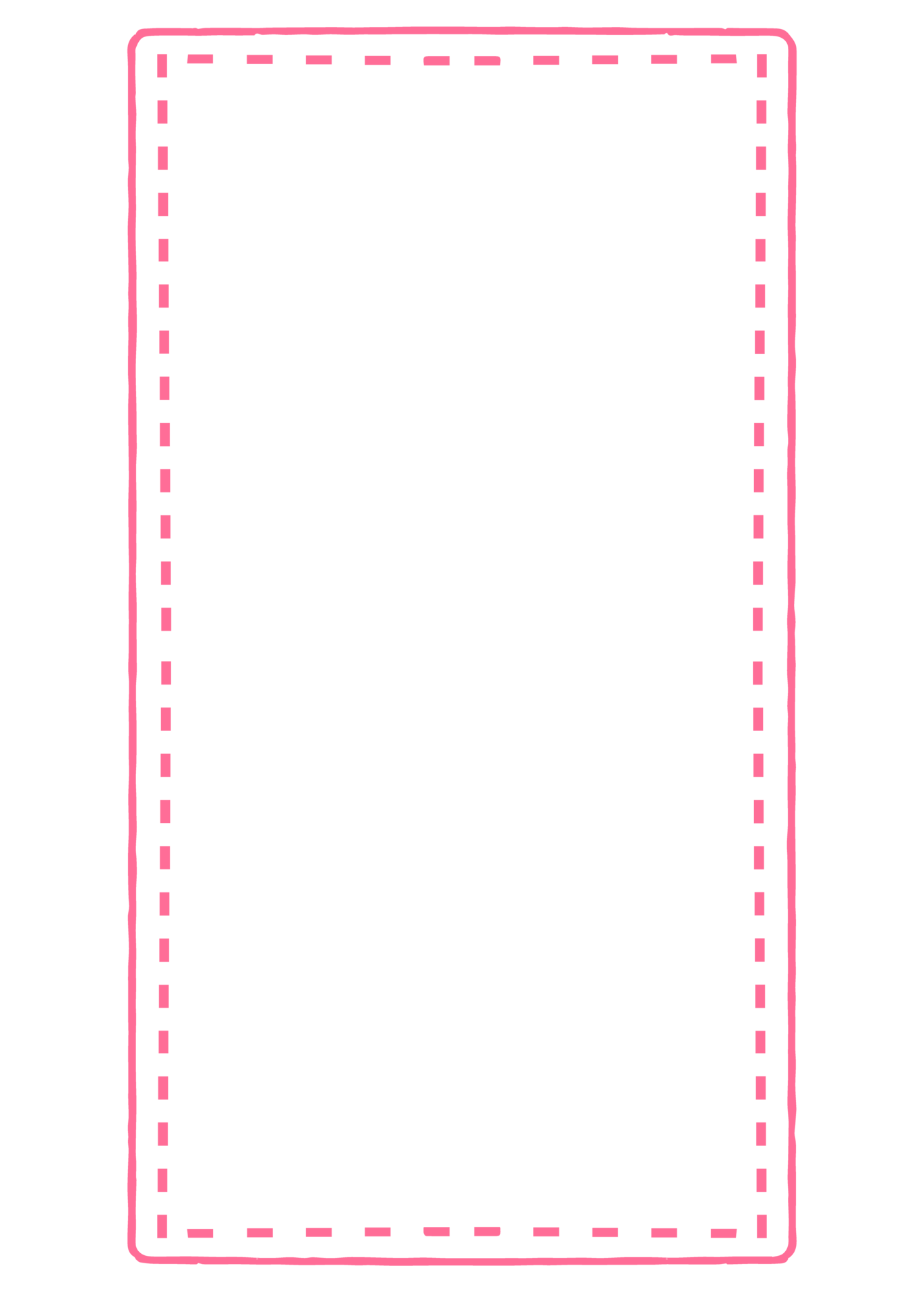 Potrait Frame Dotted Lines Border 39628524 Png