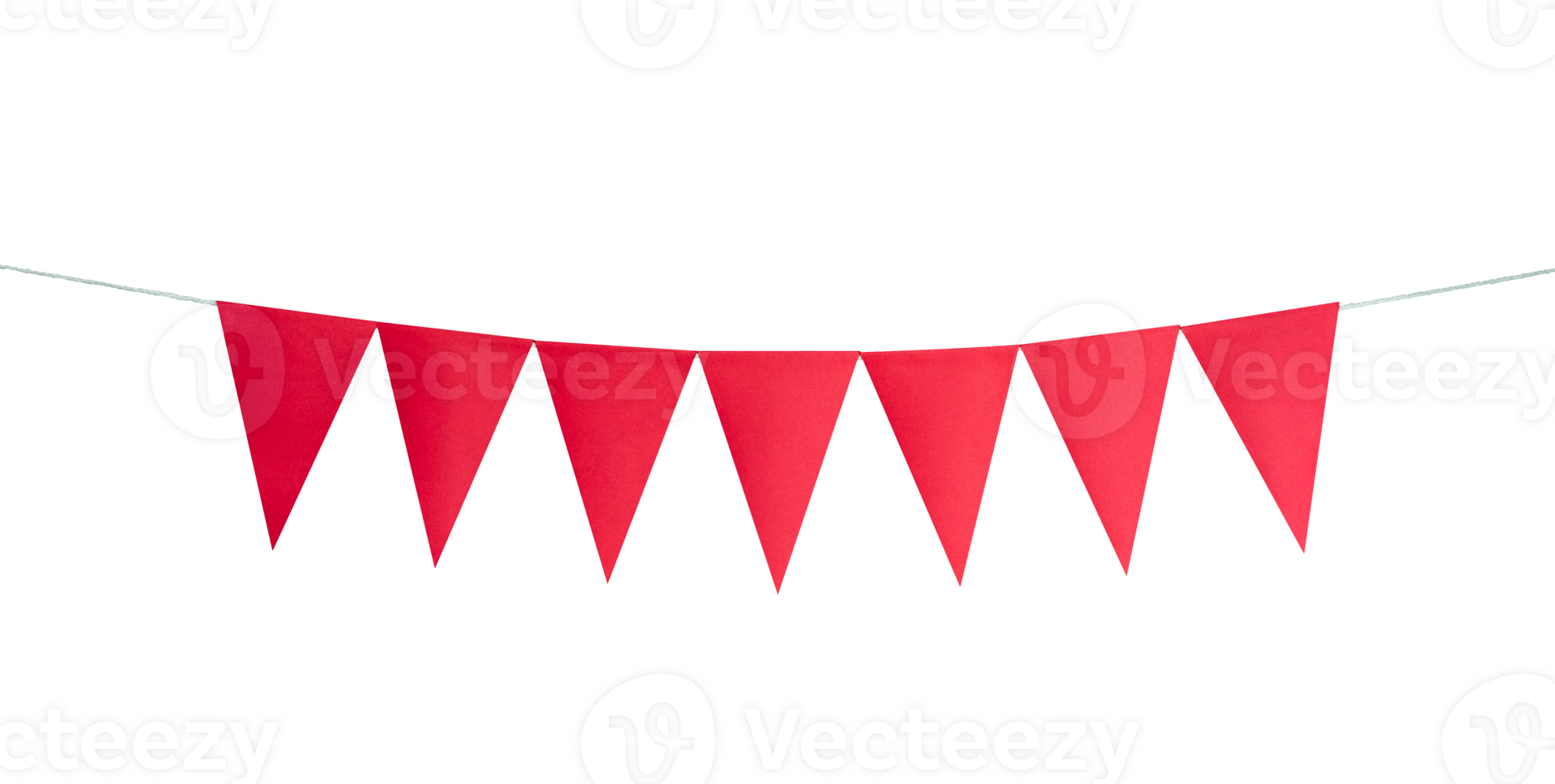 red triangle party flags element 39630294 PNG