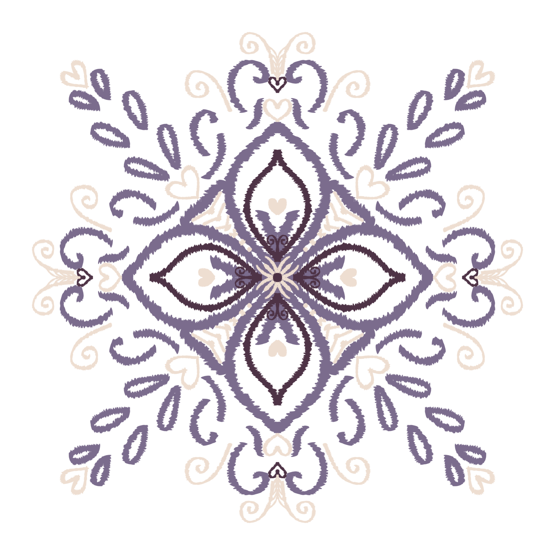 Ikat Elements Design For Patterns Or Decorative Artworkethnic Motif Tribal Ornament Designs