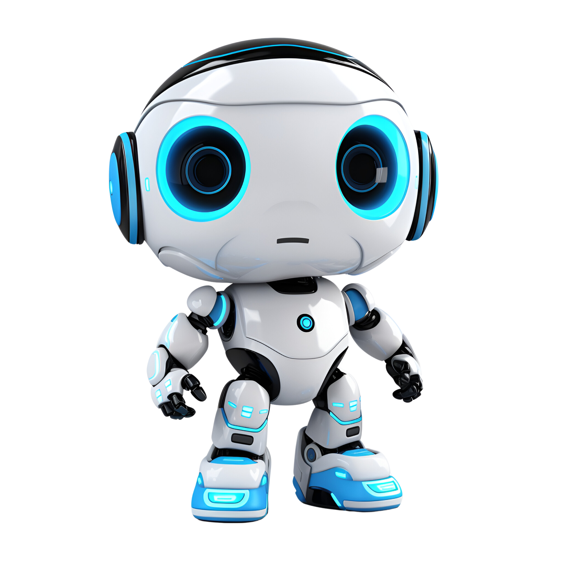 AI generated 3D Cartoon Robot Cute Robot AI Robot Logo Illustration No ...
