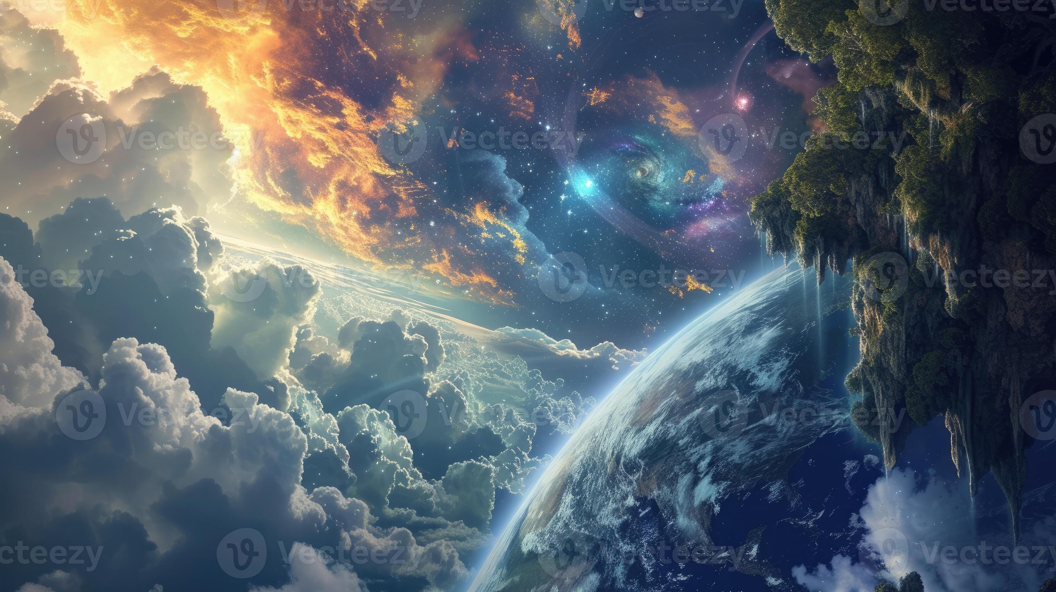 AI generated Explore the timeless narrative of Genesis God creating ...