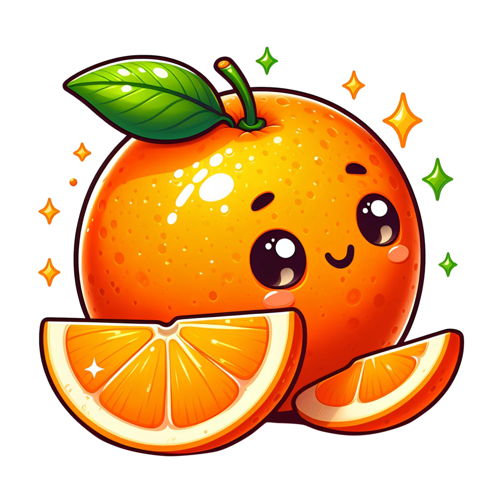 Ai Generated Illustration Of An Orange 39657252 Png