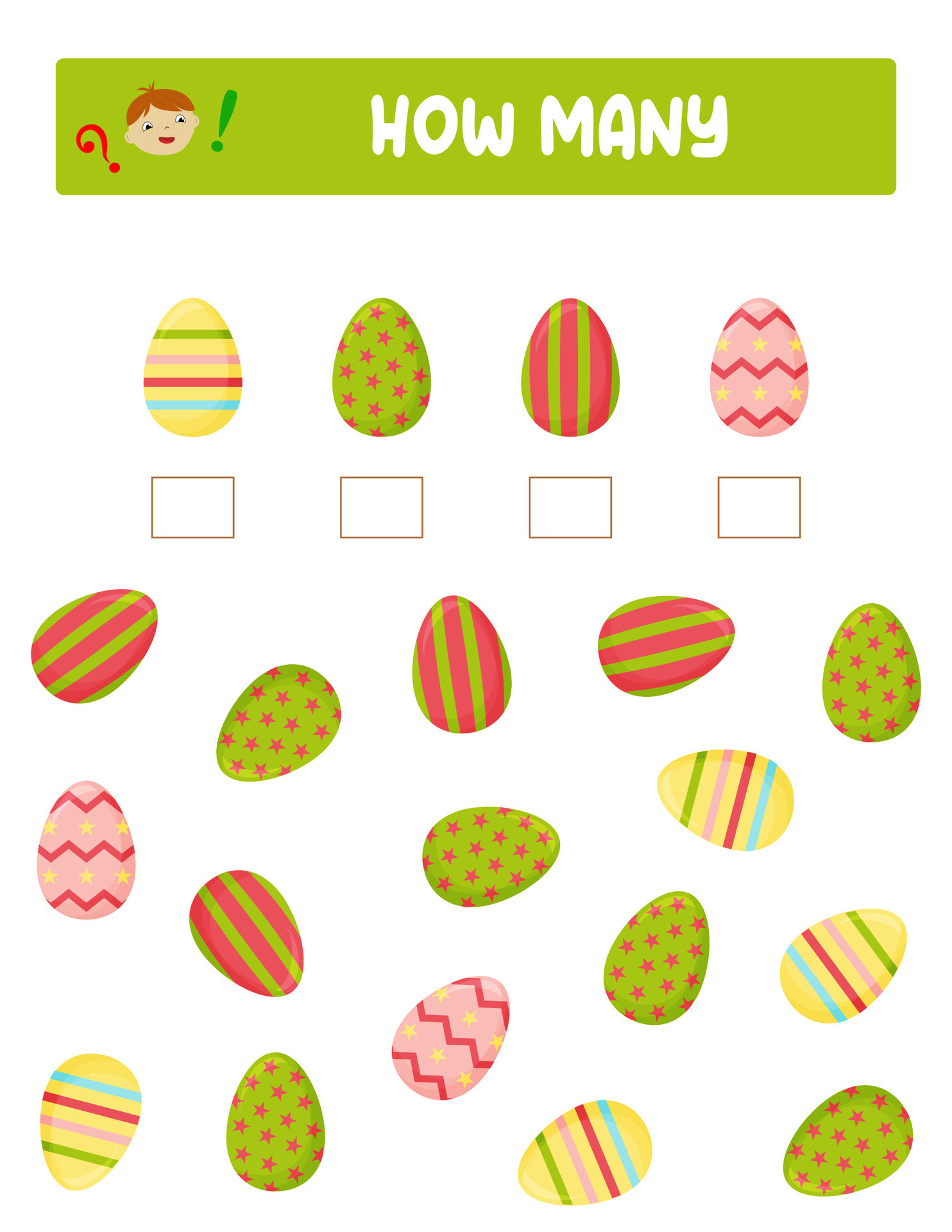 Counting Game for Preschool Children. Educational a mathematical game ...