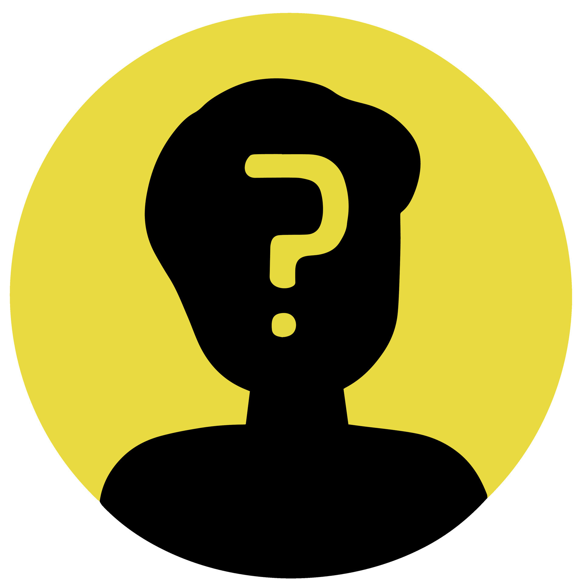 Vector question mark in person head as unknown secret anonymous icon ... Vector question mark in person head as unknown secret anonymous icon ...
