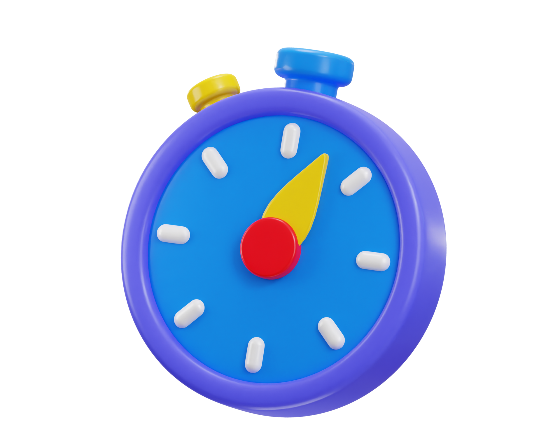 3d Stopwatch Timer Icon 39660954 Png