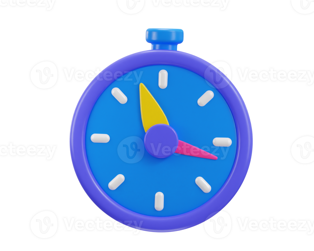 Stopwatch Timer Icon 3d Rendering Illustration 39660958 Png
