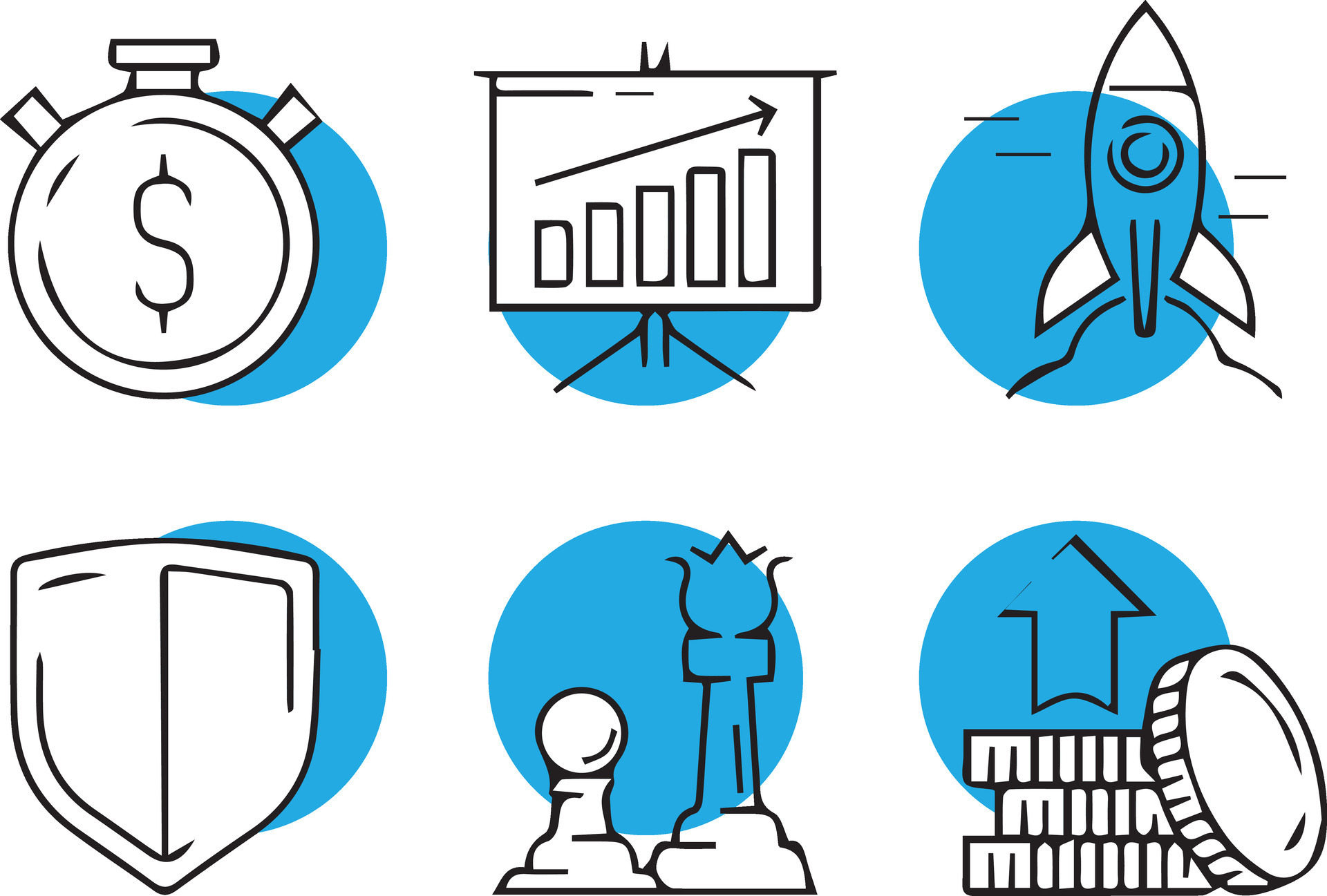 business and finance vector illustration and icons 39663325 Vector Art ...