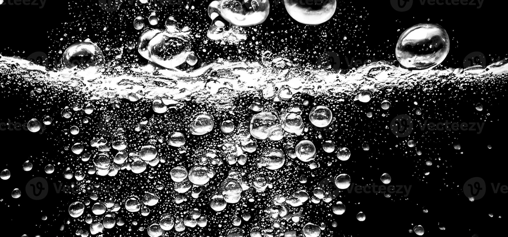 Soda water bubbles splashing underwater against black background. 39663591 Stock Photo at Vecteezy