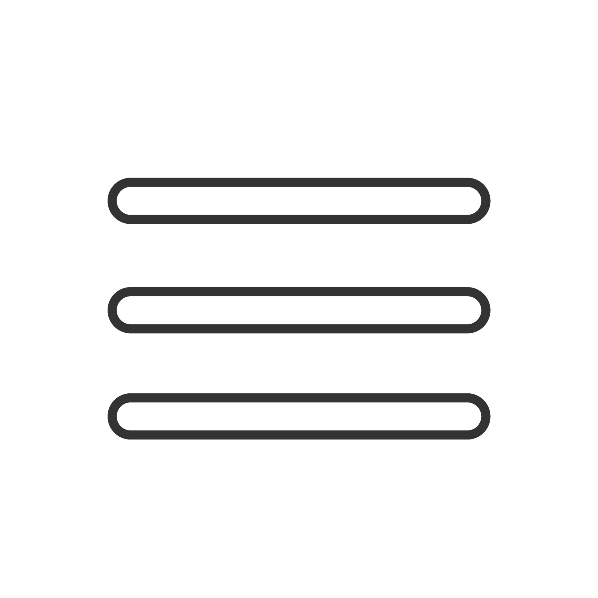 Website Navigation Hamburger Menu Icons Set Flat Website Menu Icons With Rounded And Sharp