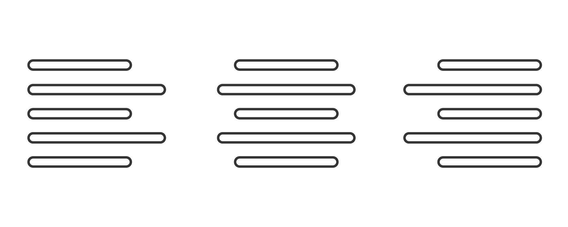 Text alignment or text align set with left, right, center and justify ...