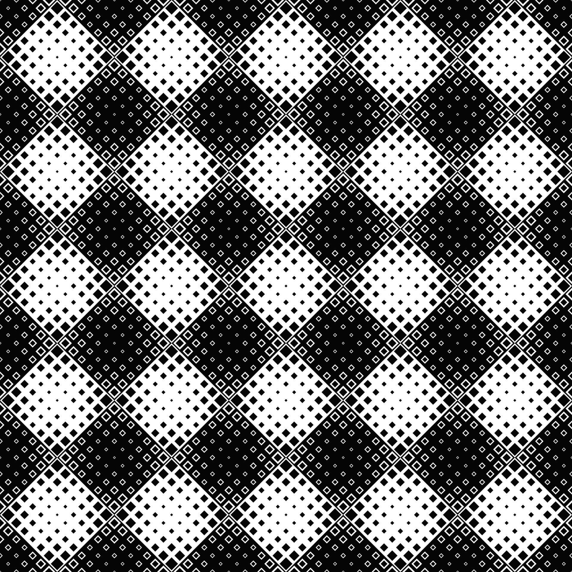 Seamless Square Pattern Background Monochrome Geometrical Abstract