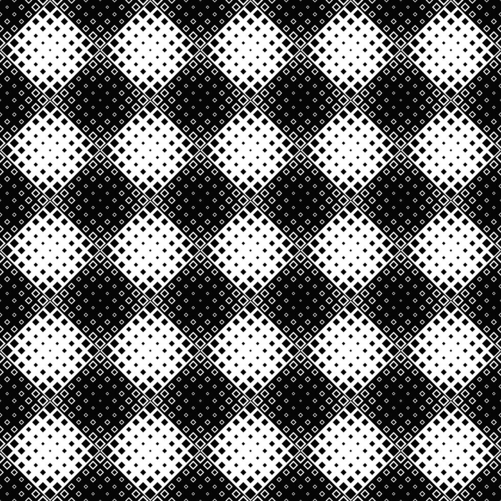 Seamless Square Pattern Background Monochrome Geometrical Abstract Vector Graphic Design
