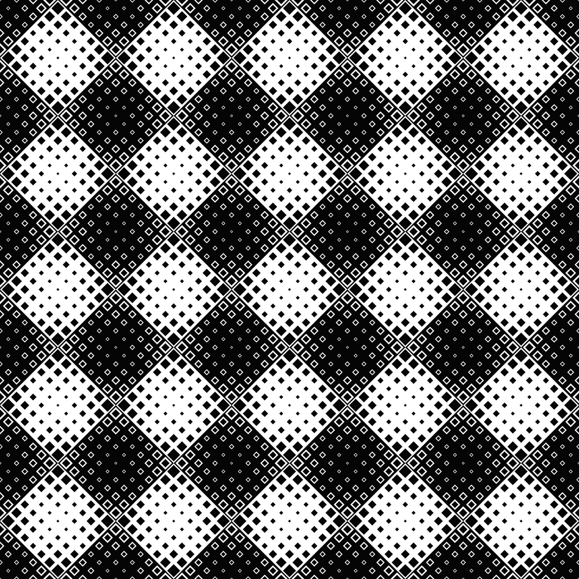 Seamless Square Pattern Background Monochrome Geometrical Abstract