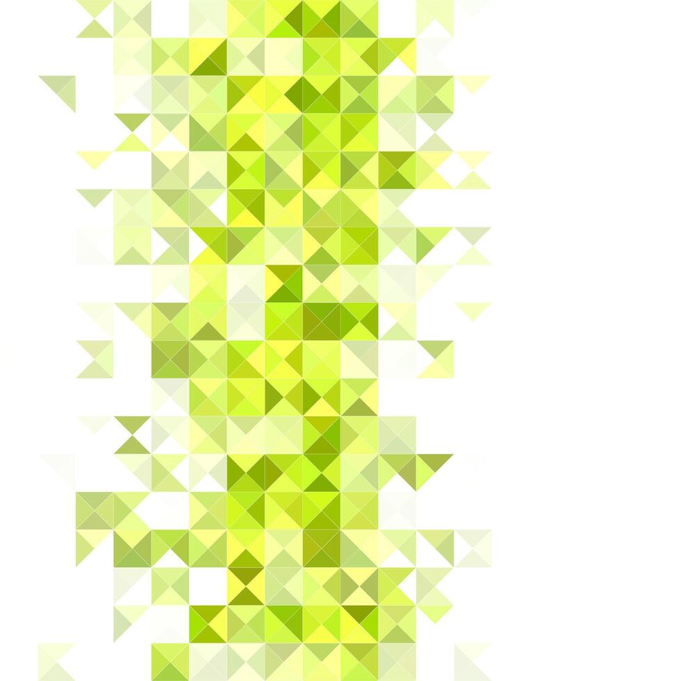 Lime Abstract Triangle Mosaic Vector Background Design 39733387 Vector