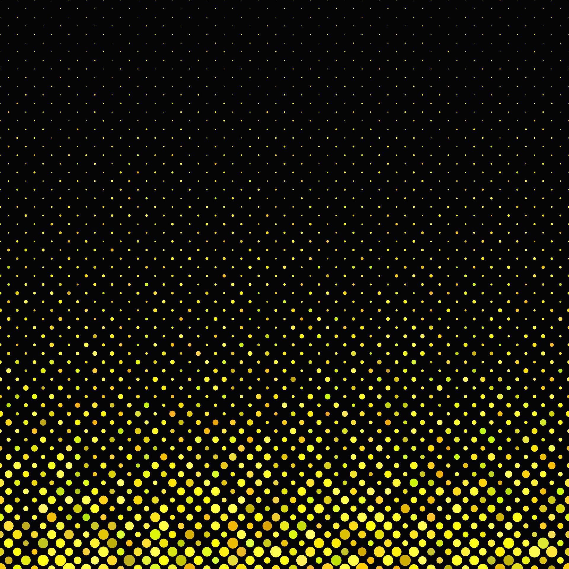 Yellow abstract dot pattern background - graphic from small dots ...