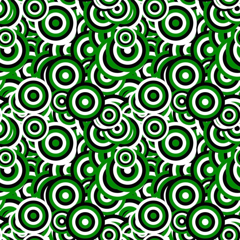 Seamless abstract concentric circle pattern background - vector graphic ...