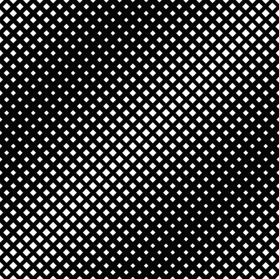 Seamless geometrical square pattern background - black and white abstract vector design from ...