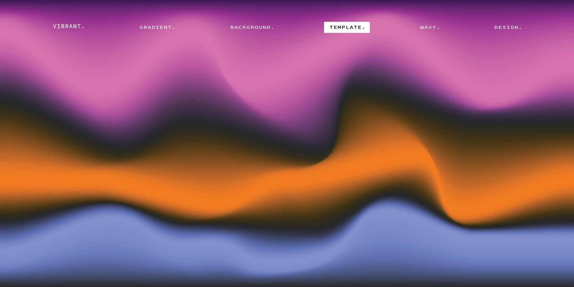 Colorful Blurred Wavy Gradient Mesh Background Copy Space Abstract Fluid Color Gradation