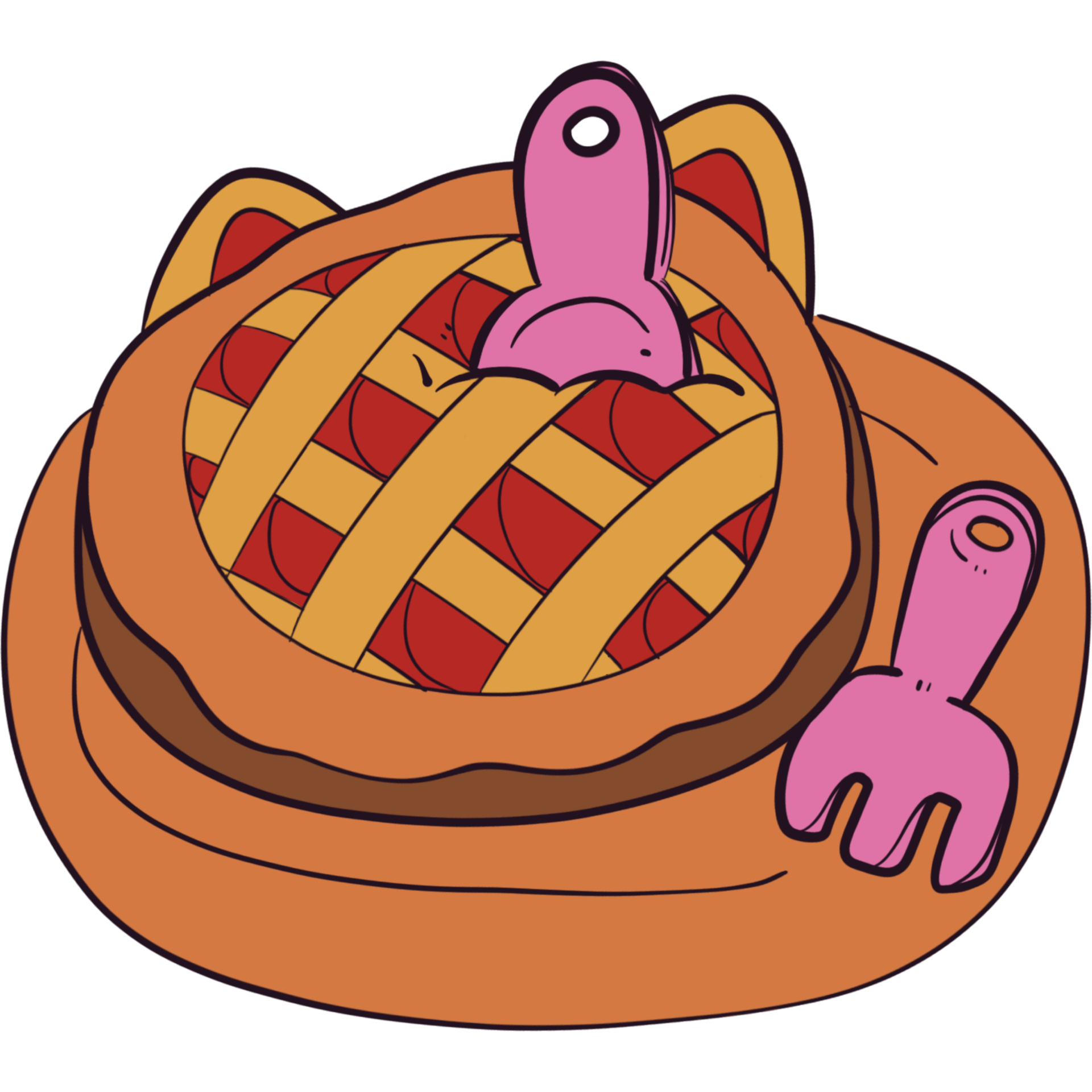 The Illustration Of A Pie 39833856 PNG the-illustration-of-a-pie-39833856-png