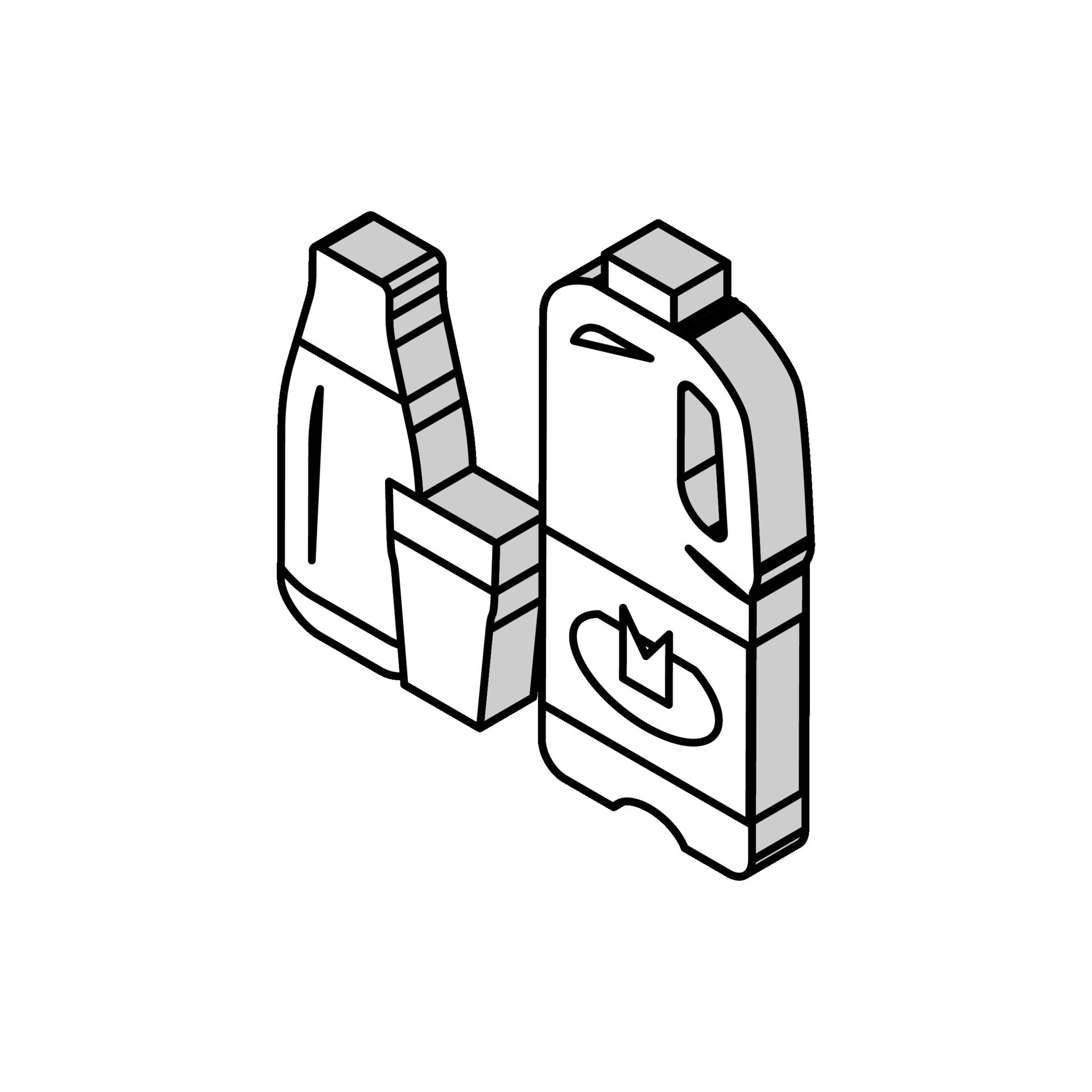 Milk Dairy Product Isometric Icon Vector Illustration 39837721 Vector