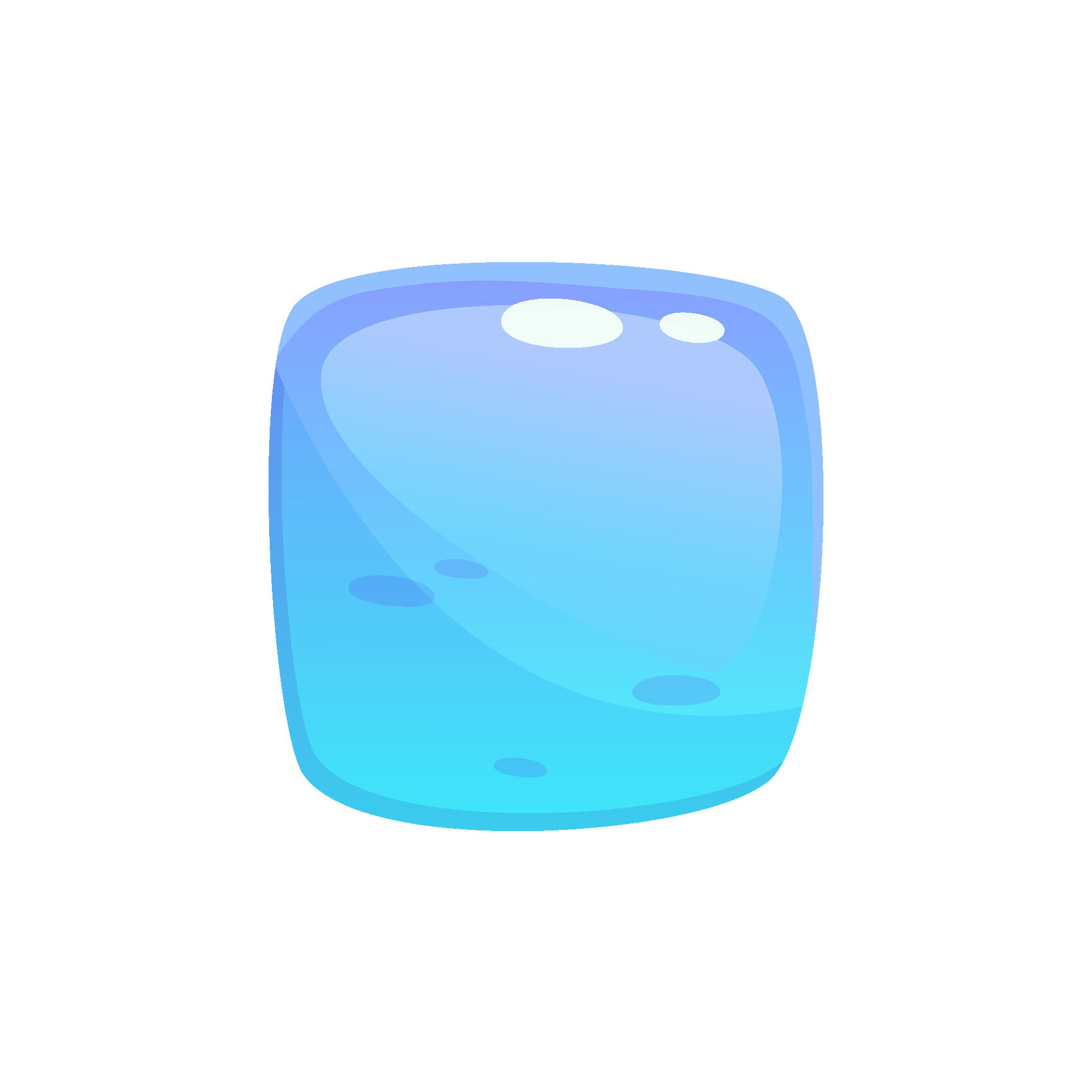 Game water Button UI. Aqua Blue Button kit element. Vector Cartoon ...