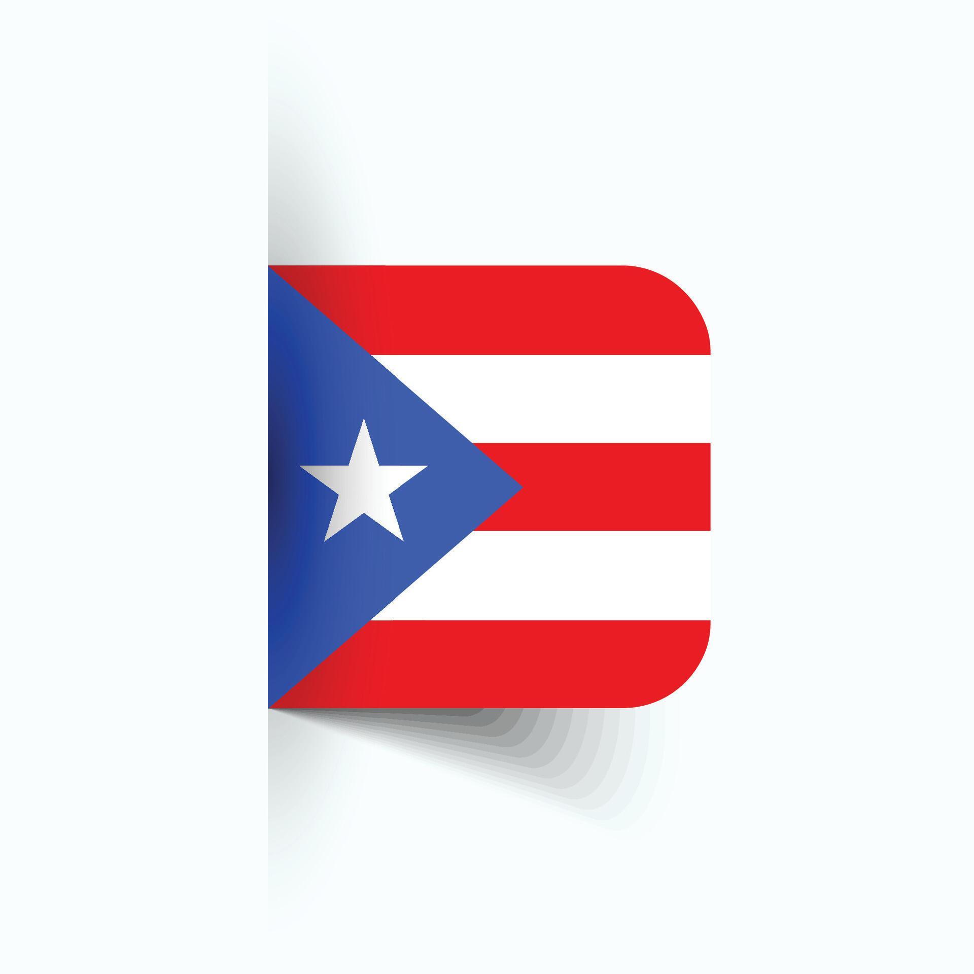 Puerto Rico national flag, Puerto Rico National Day, EPS10. Puerto Rico flag vector icon ...