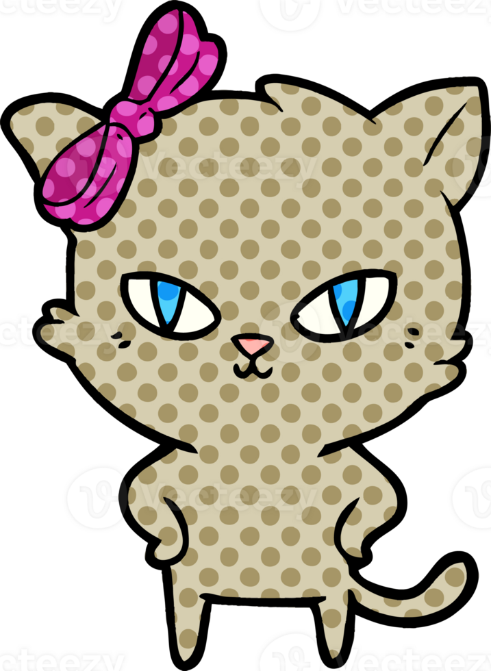 Cute Cartoon Cat 39850049 Png