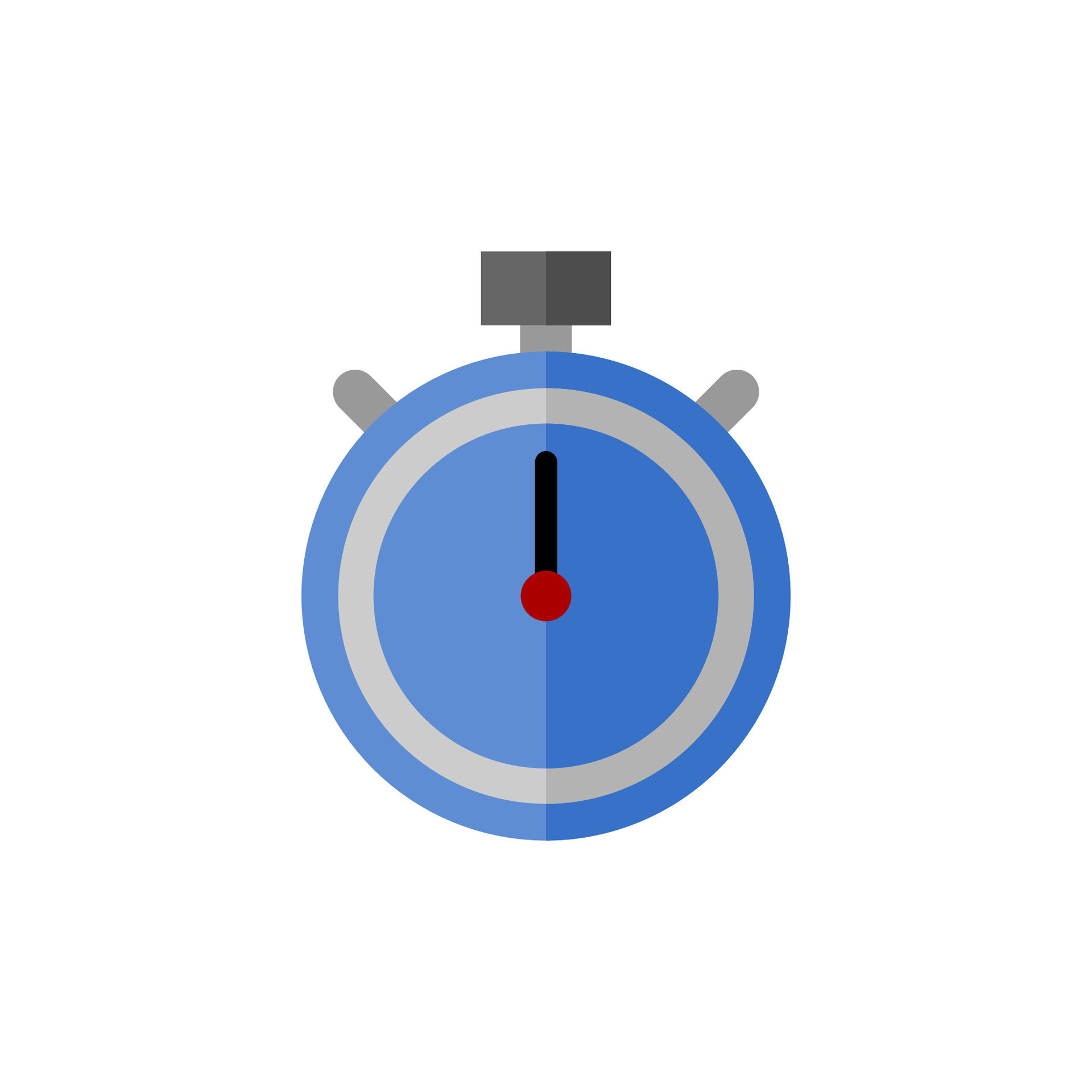 Stopwatch Timer Icon Flat Design Simple Sport Vector Perfect Web And Mobile Illustration