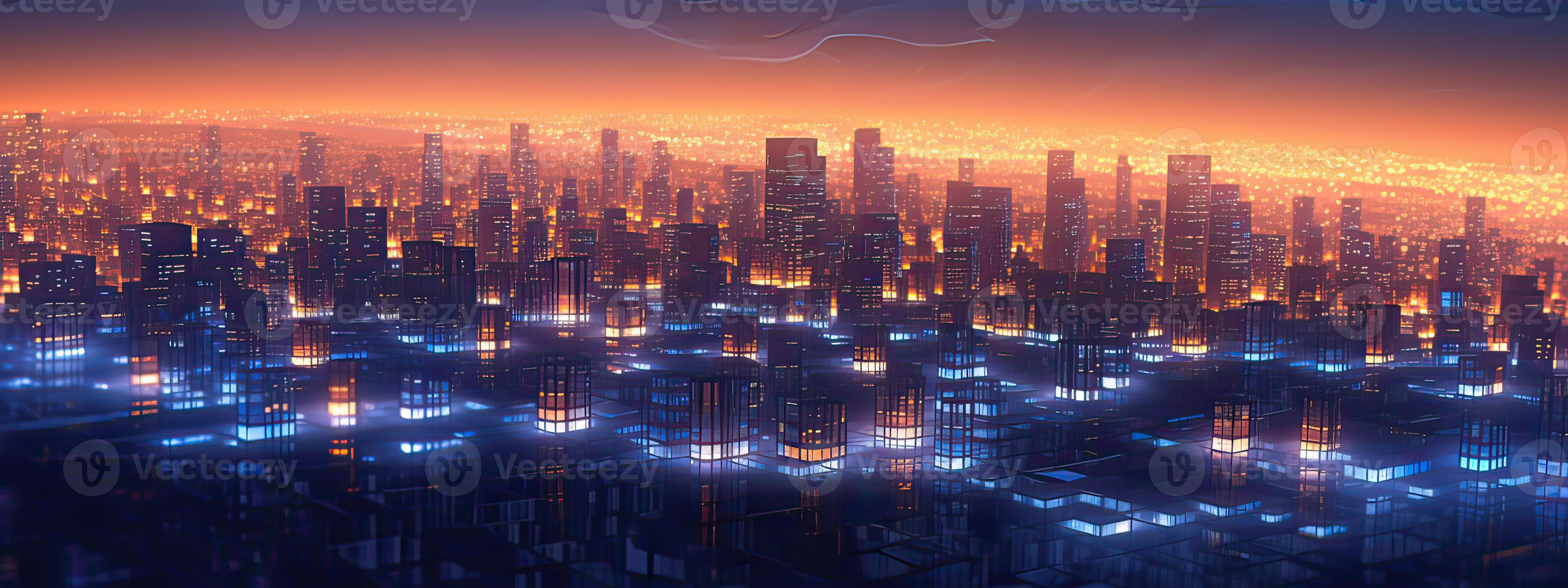 AI generated Abstract technology background of a digital computing system with connected cells ...