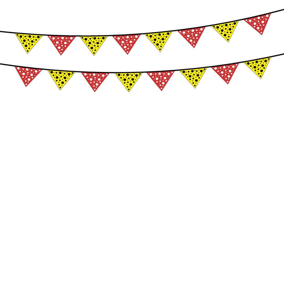 Triangle bunting flags, Colorful bunting flags, Minimalist festive ...