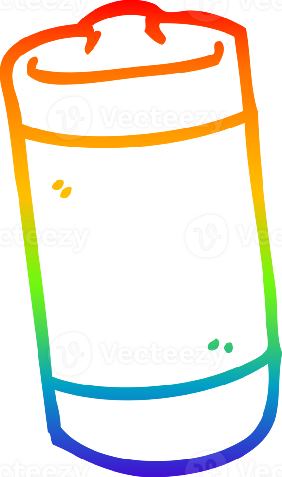 regnbåge lutning linje teckning av en tecknad serie batteri 39871903 PNG regnbåge lutning linje teckning av en tecknad serie batteri 39871903 PNG