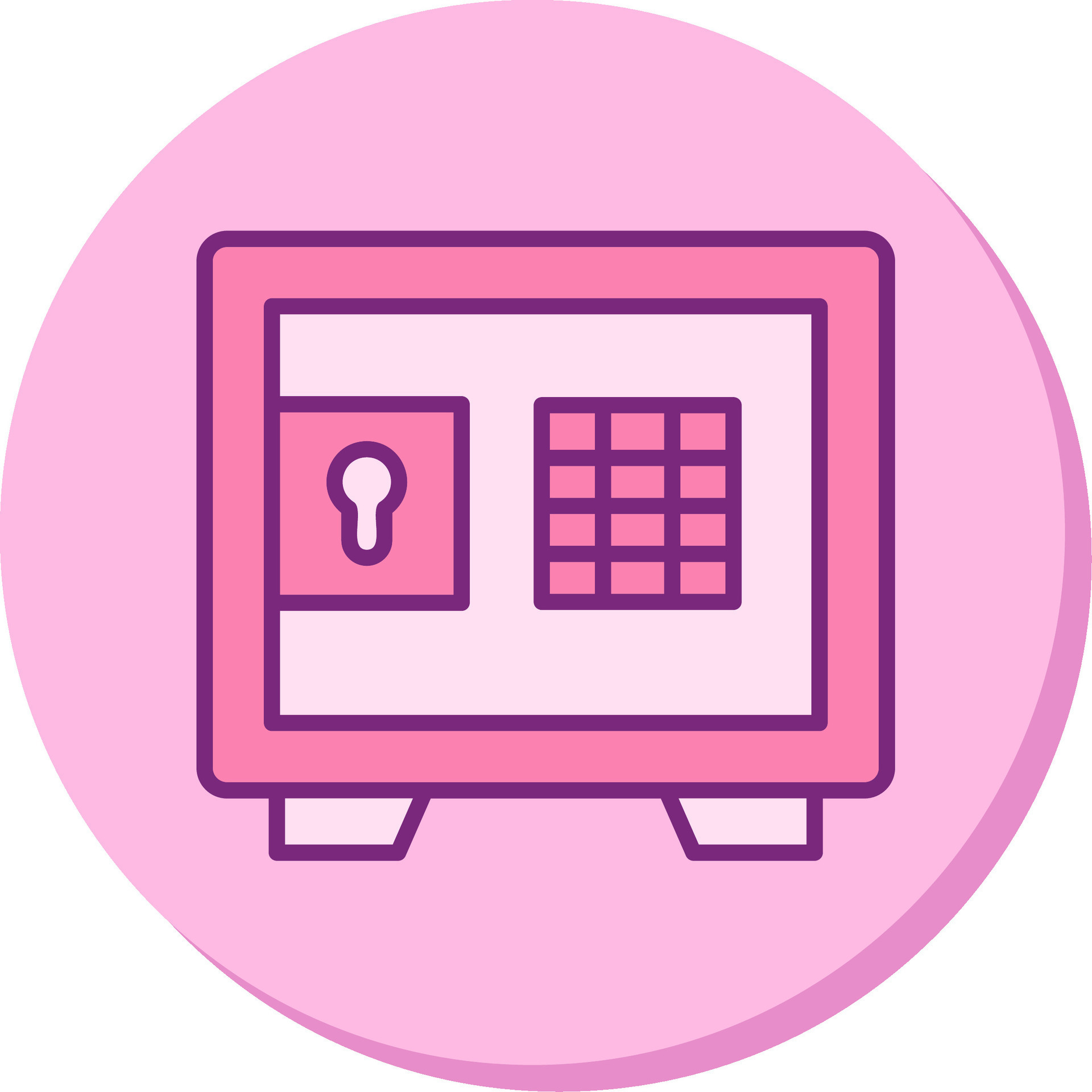 Safe Box Vector Icon 39877022 Vector Art At Vecteezy