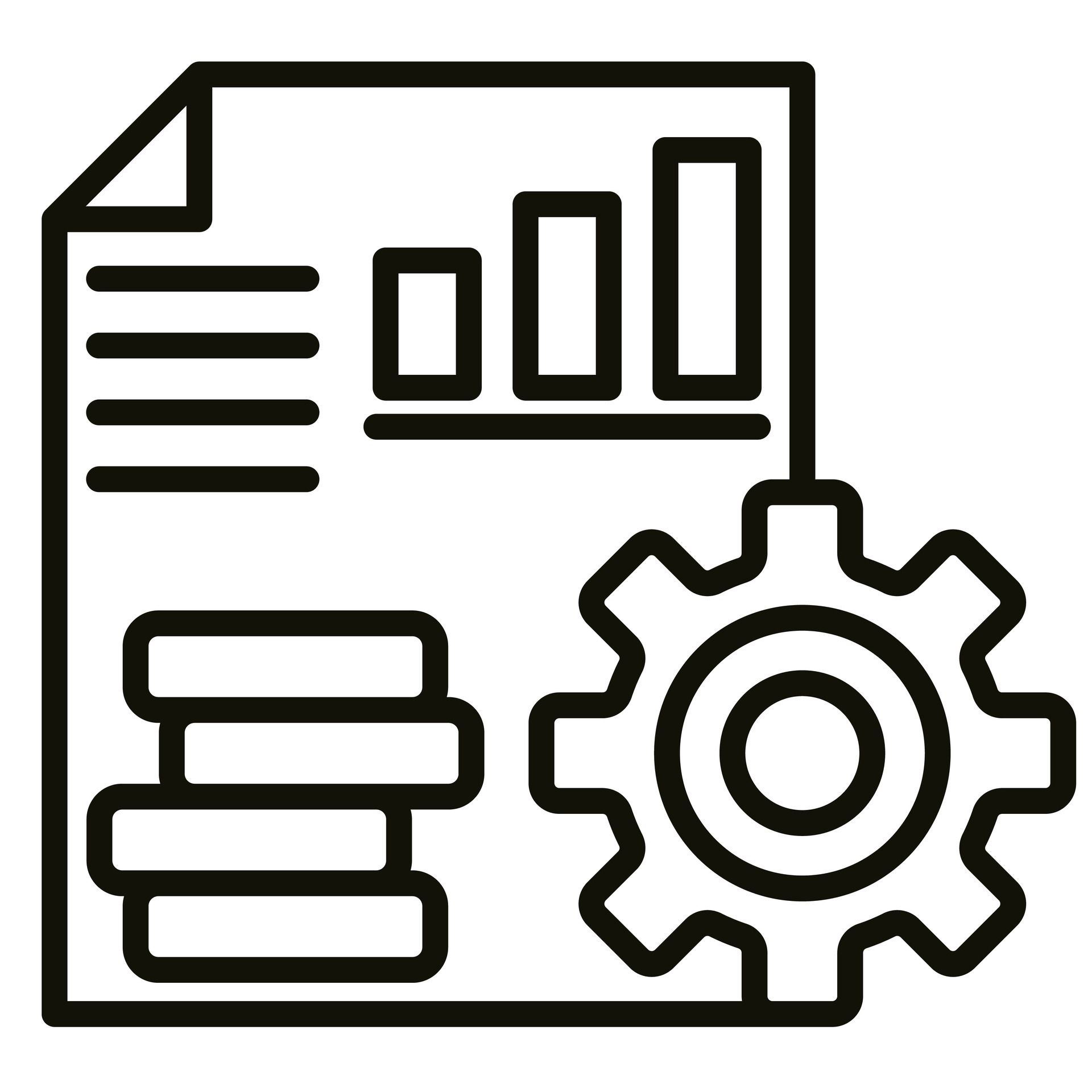 Data Processing icon line vector illustration 39885376 Vector Art at ...