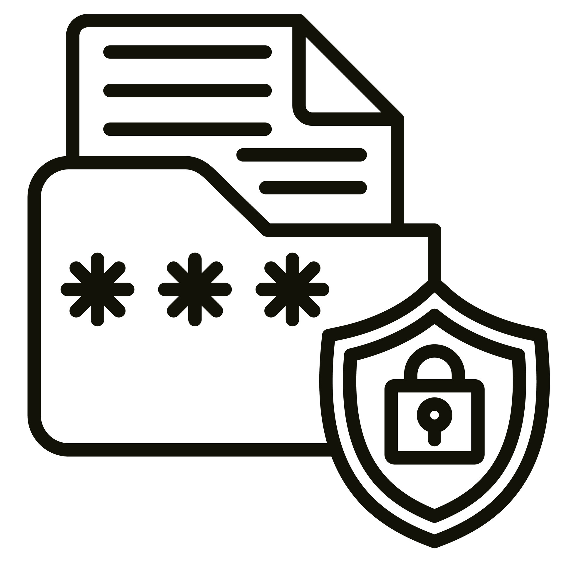 Data Encryption Icon Line Vector Illustration 39885428 Vector Art At Vecteezy