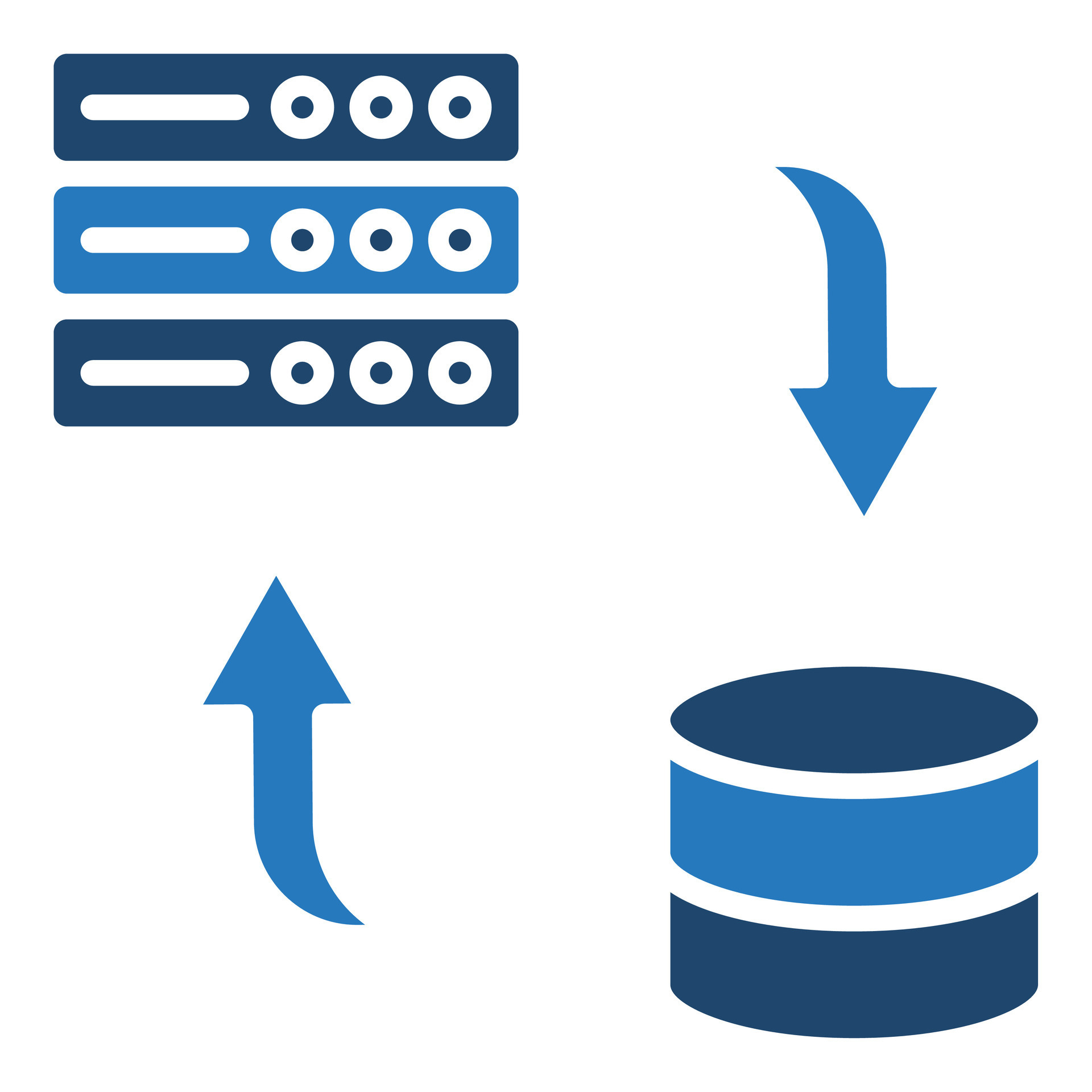 Data Backup Icon Line Vector Illustration 39885499 Vector Art At Vecteezy