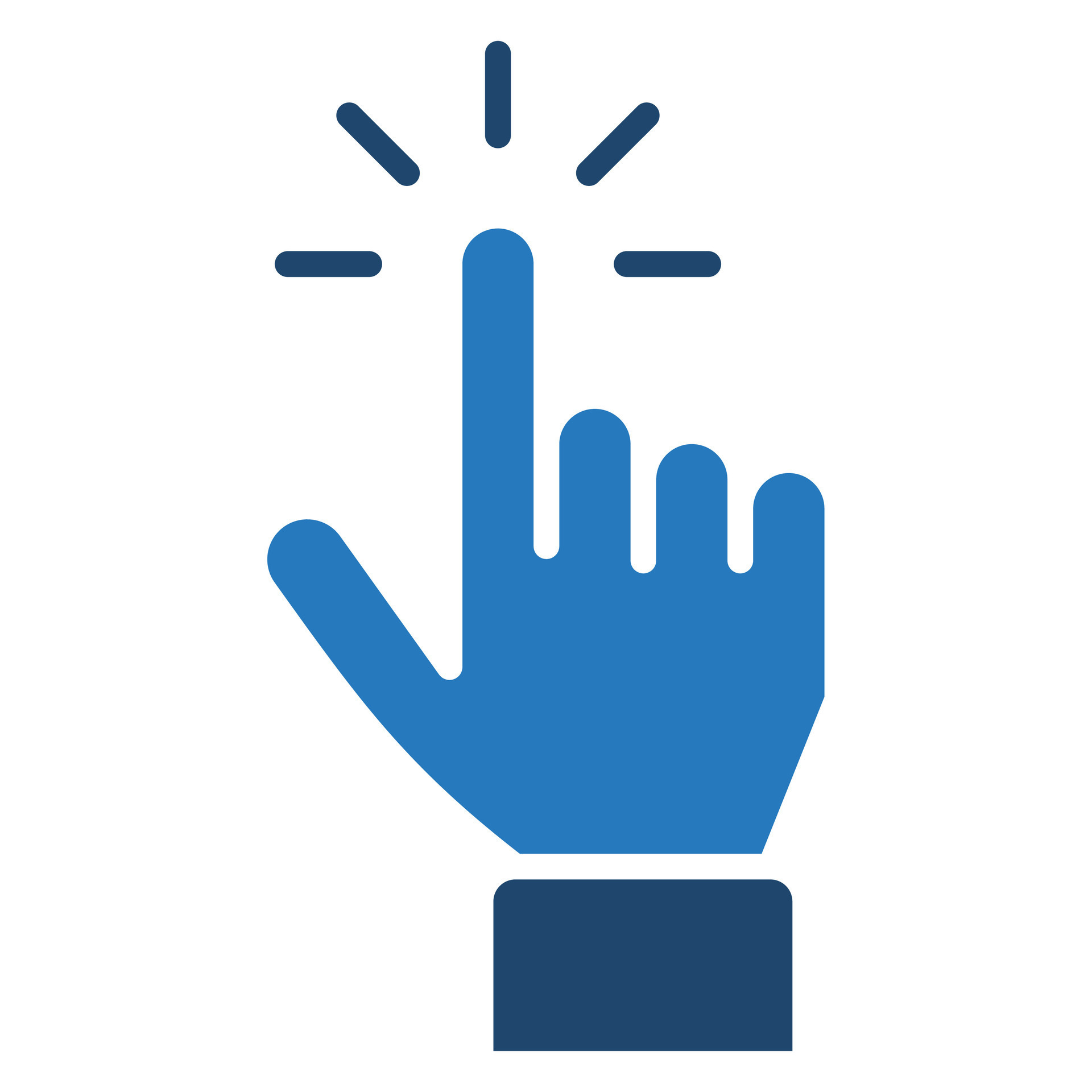 One-Click icon line vector illustration 39885525 Vector Art at Vecteezy