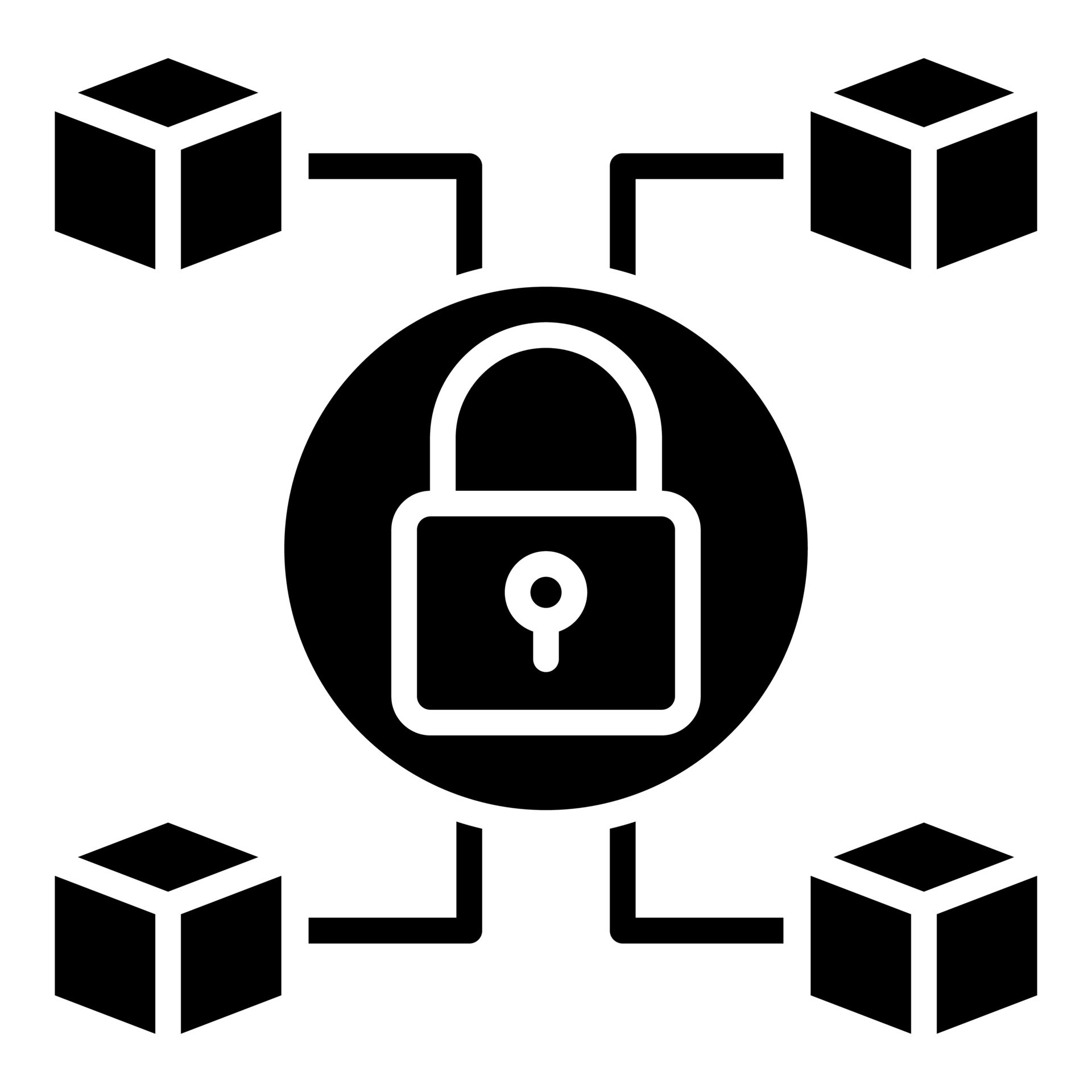 Private Blockchain Icon Line Vector Illustration 39885586 Vector Art At Vecteezy