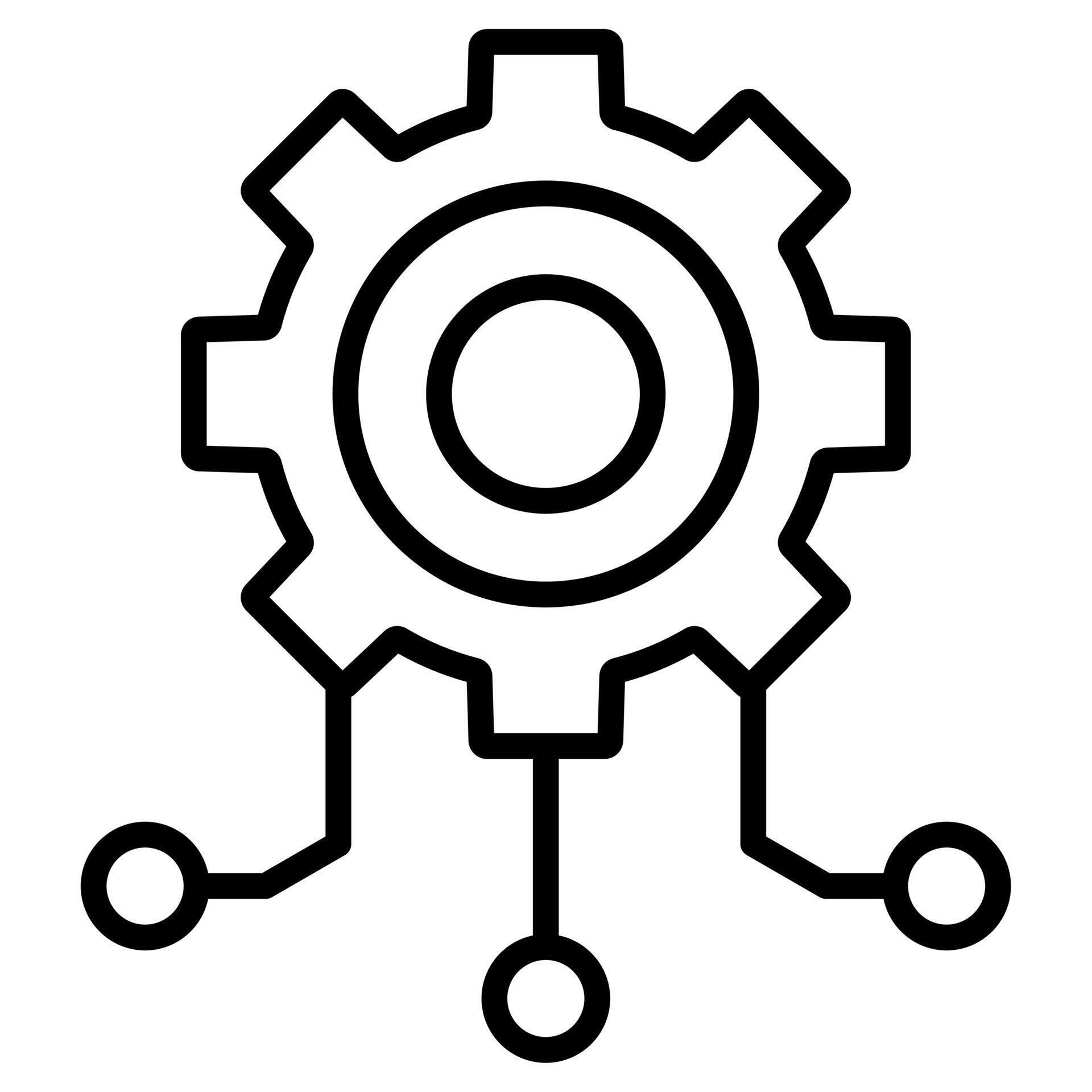 System Integration icon line vector illustration 39885633 Vector Art at ...