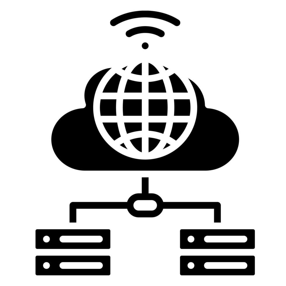 Network Infrastructure icon line vector illustration 39885695 Vector ...