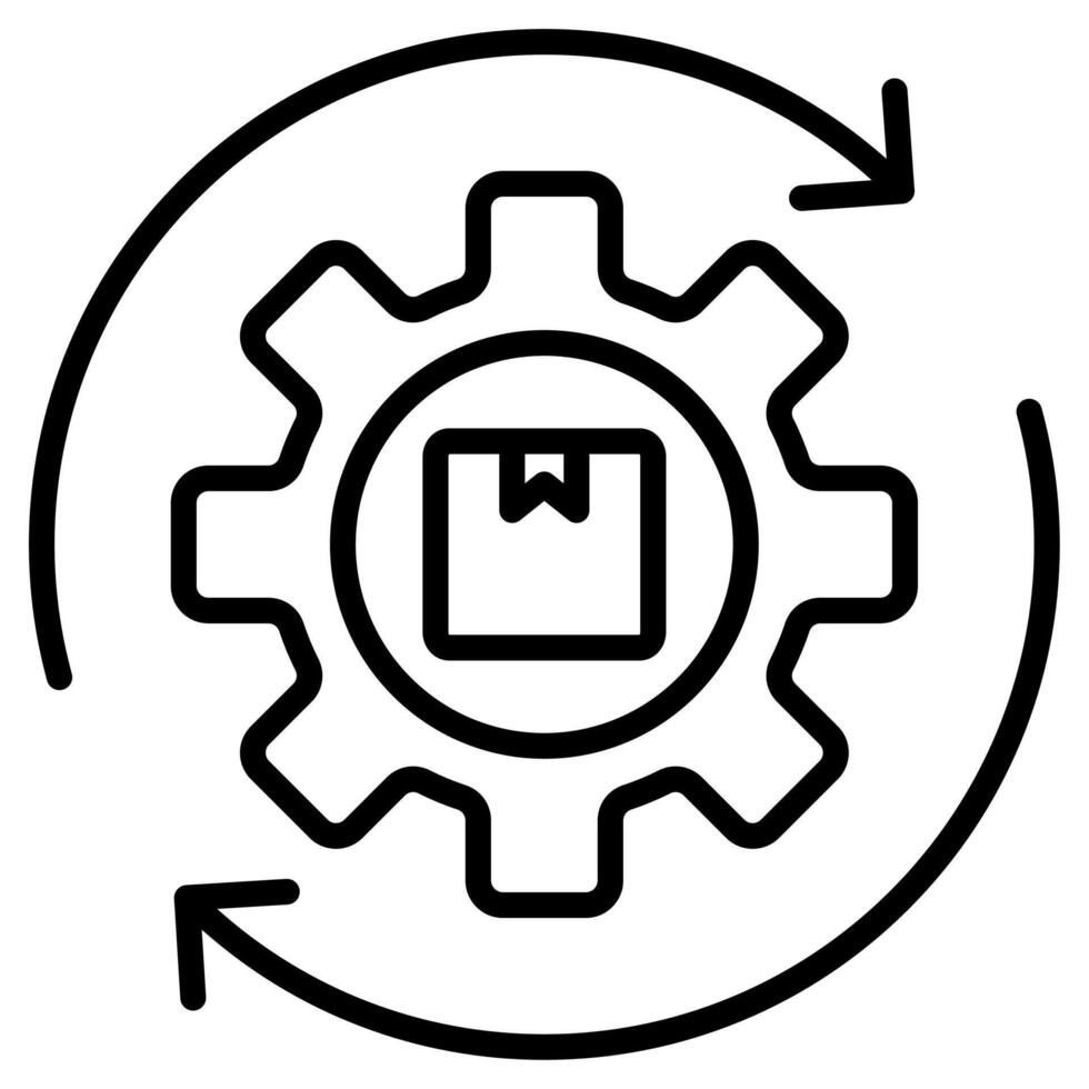 Product Optimization Icon Line Vector Illustration 39885730 Vector Art