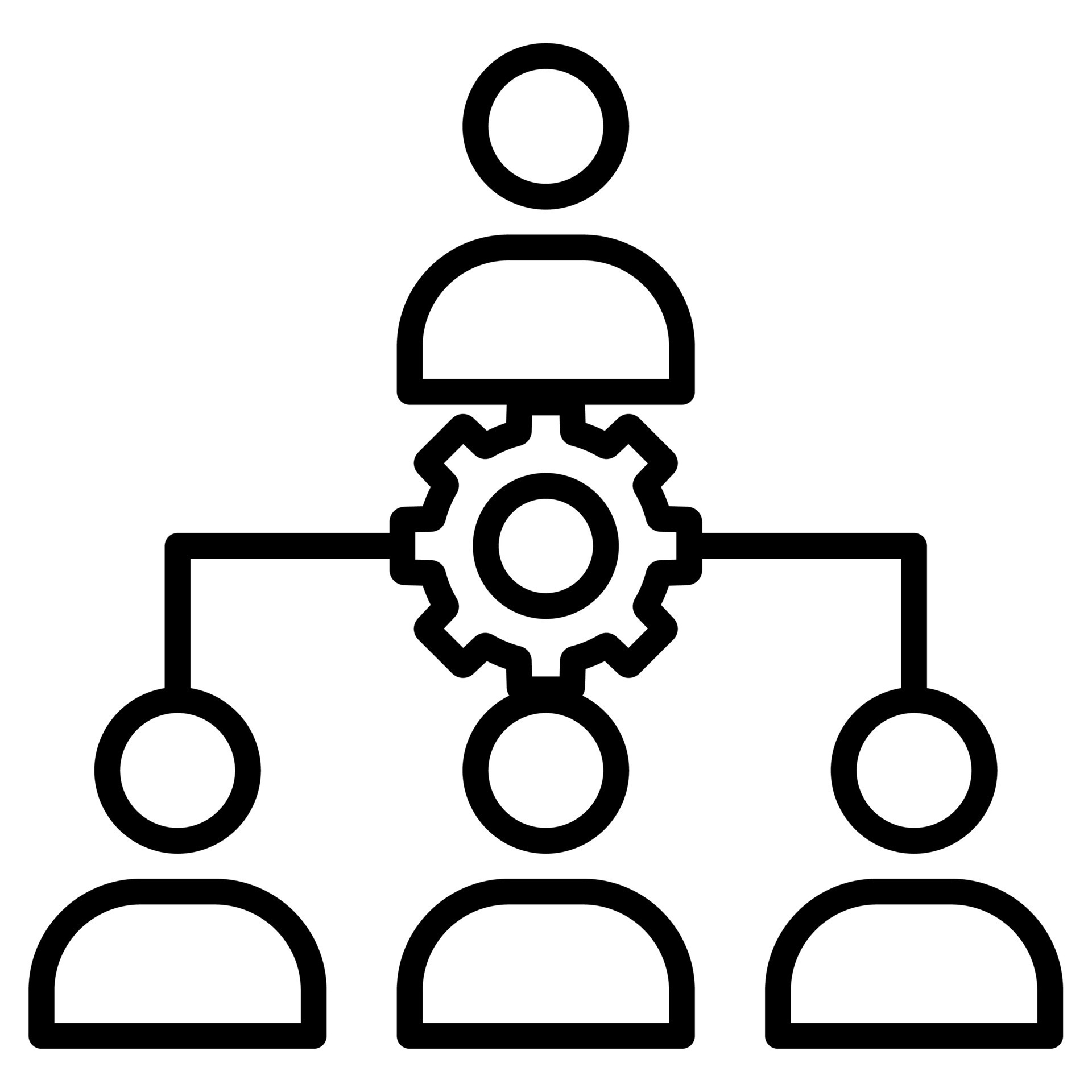 Management Hierarchy icon line vector illustration 39885751 Vector Art at Vecteezy