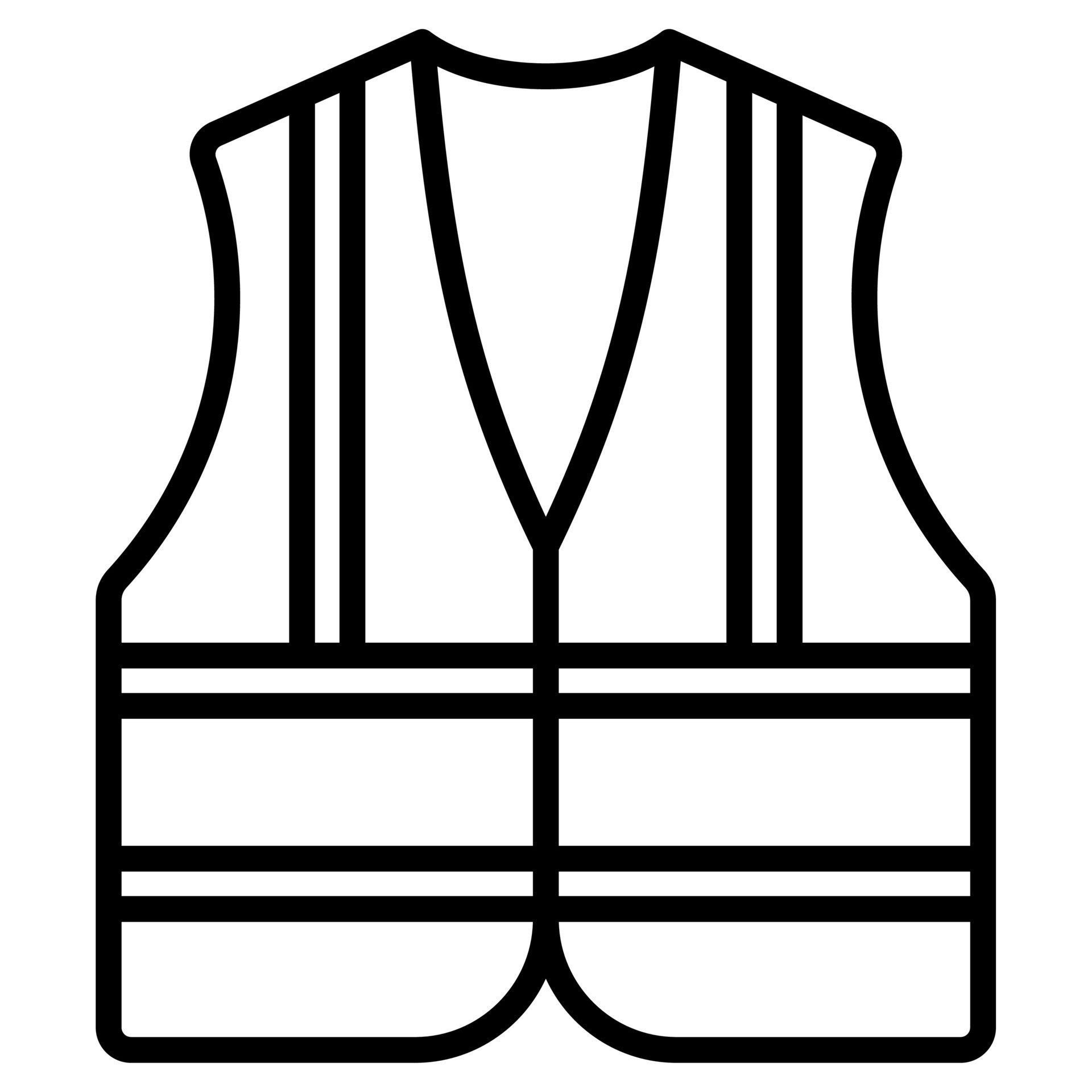 Safety Vest icon line vector illustration 39885762 Vector Art at Vecteezy