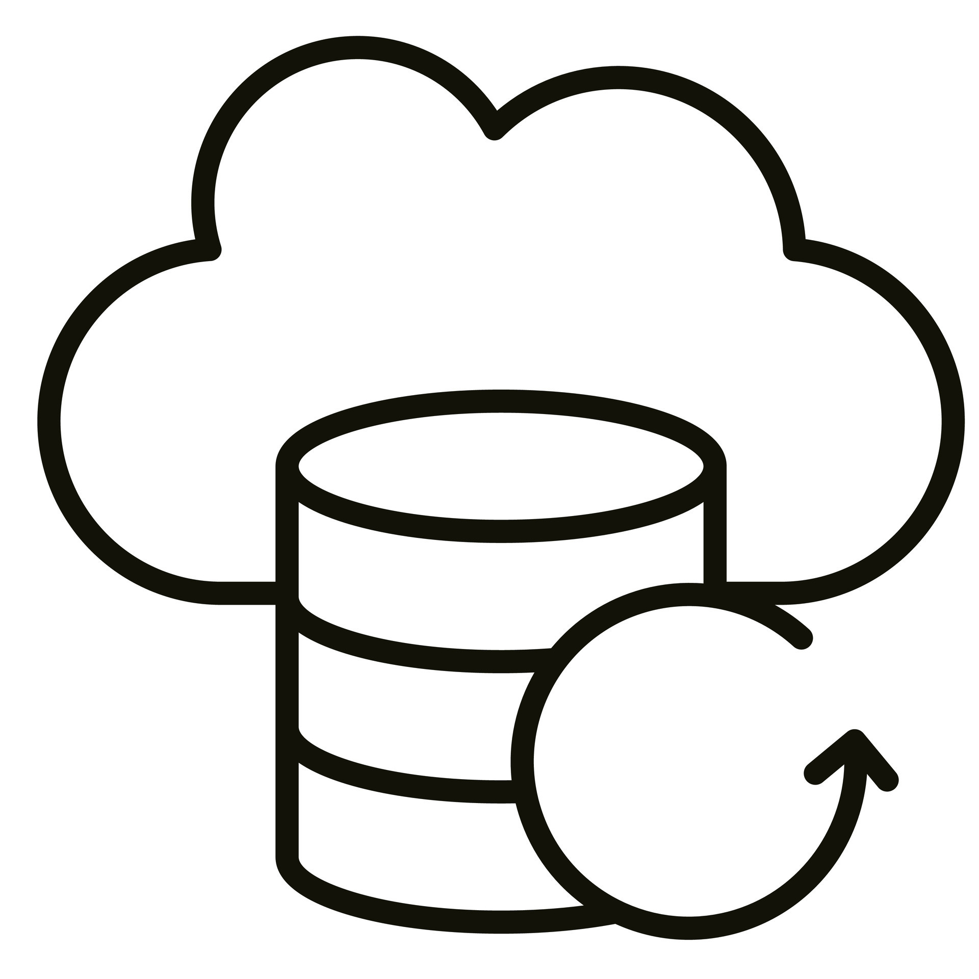 Data Backup Icon Line Vector Illustration 39886088 Vector Art At Vecteezy