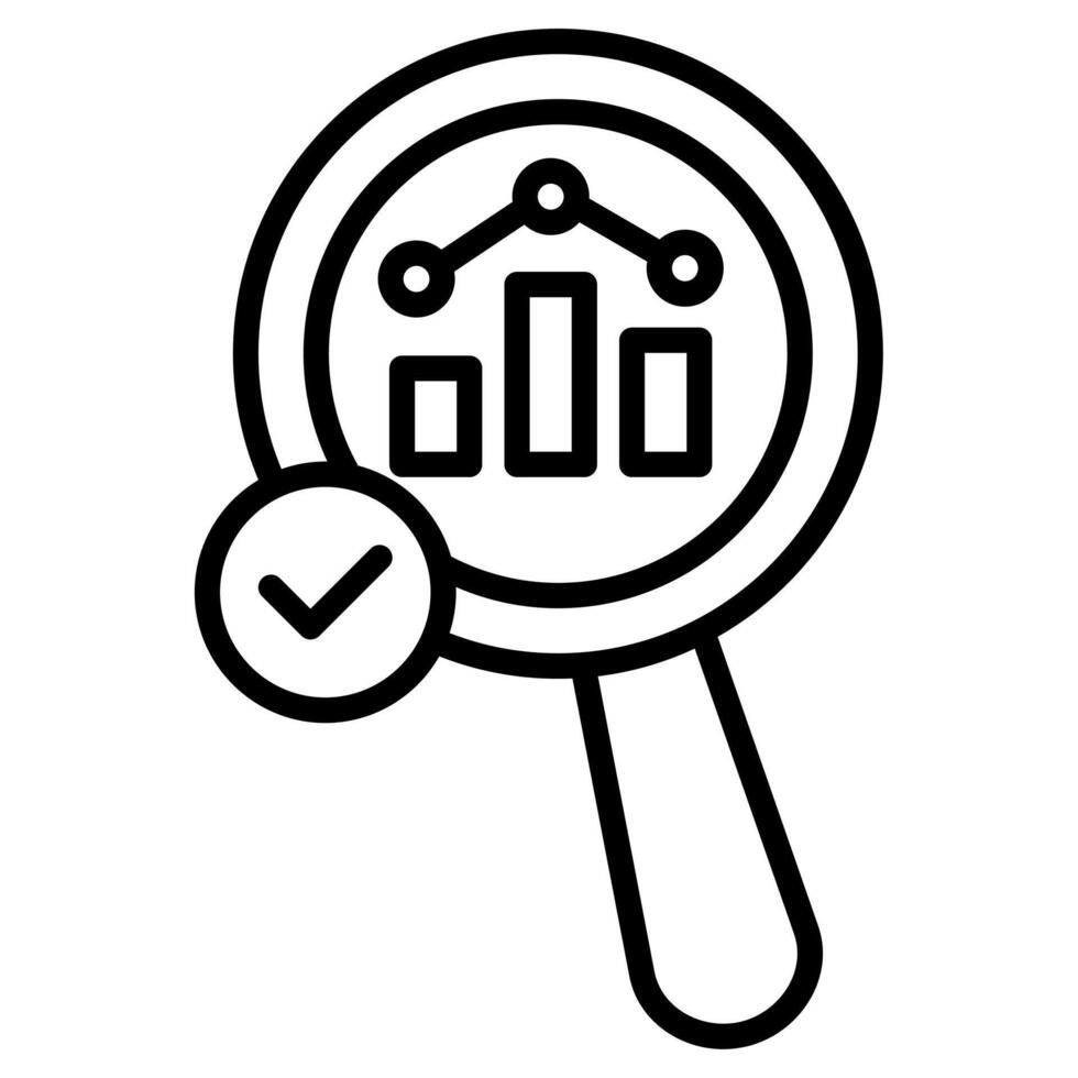 Competitive Analysis icon line vector illustration 39886105 Vector Art ...