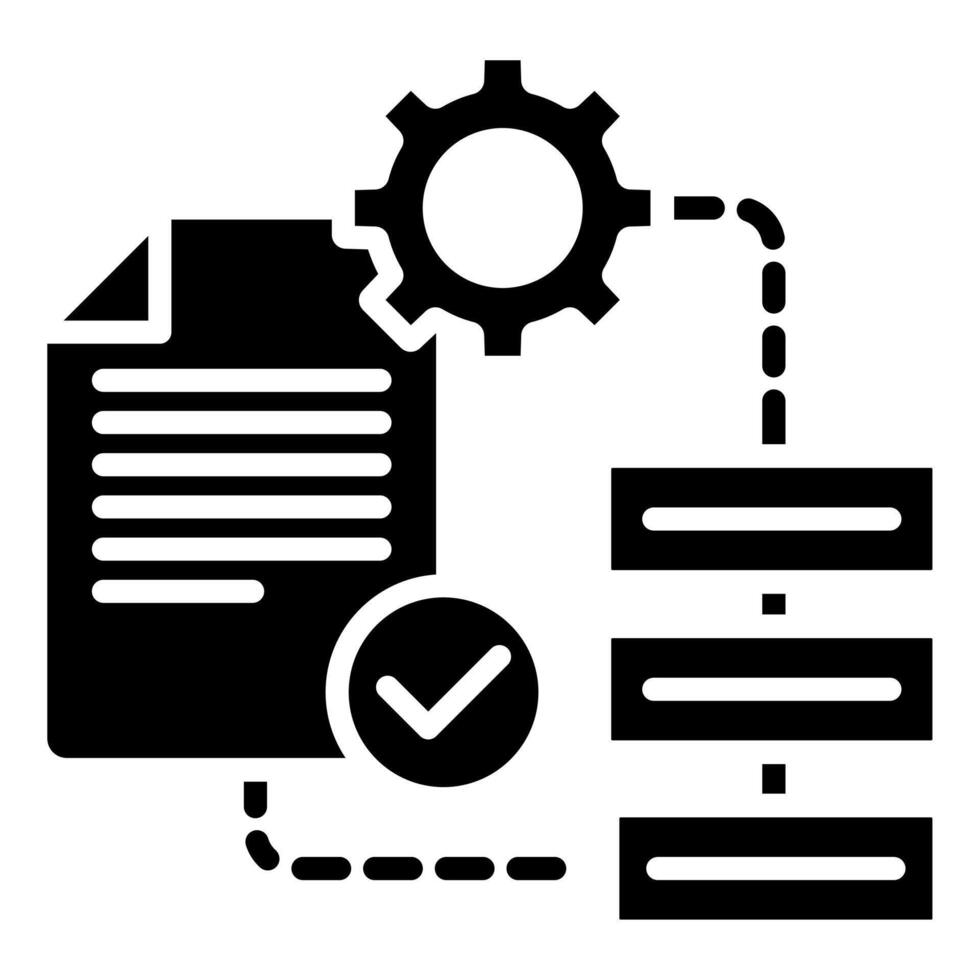 Business Process icon line vector illustration 39886192 Vector Art at ...